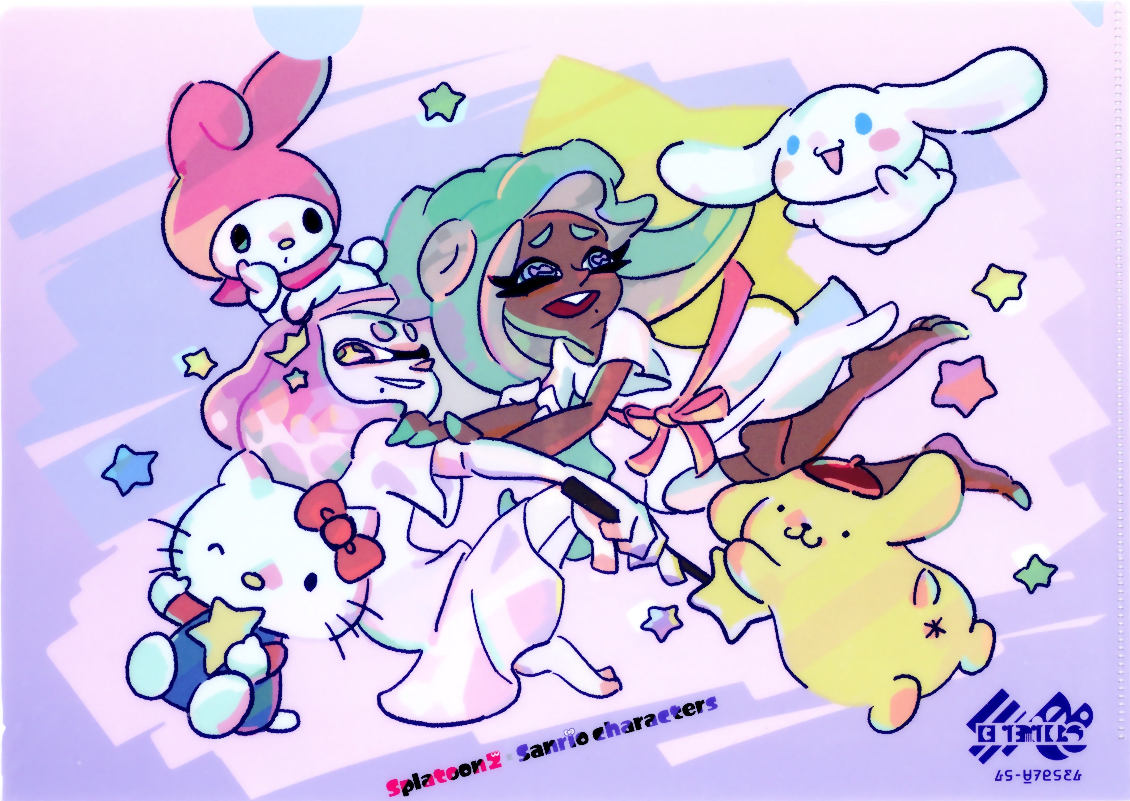 nintendo hello kitty sanrio splatoon marina (splatoon) pearl (splatoon ...