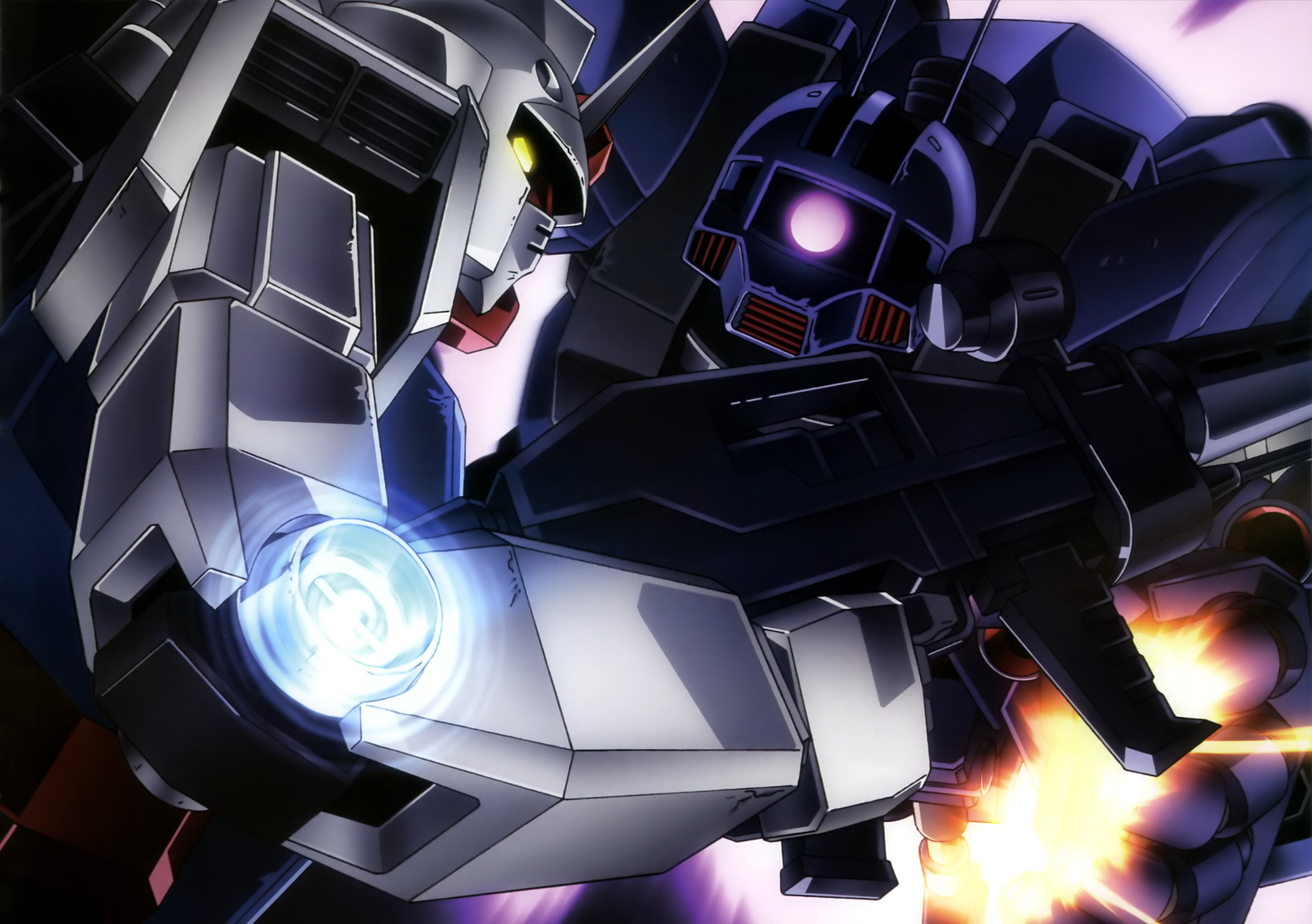 Safebooru - artist request battle beam rifle duel earth federation ...