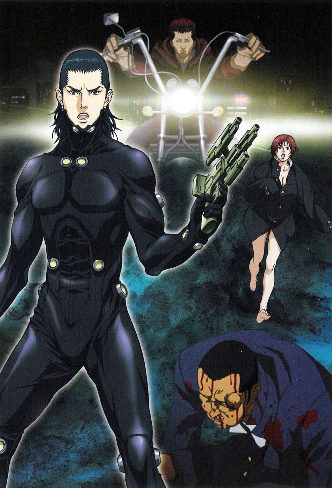 gantz hatanaka hiroshi kishimoto kei masaru kato tetsu (gantz) blood ...