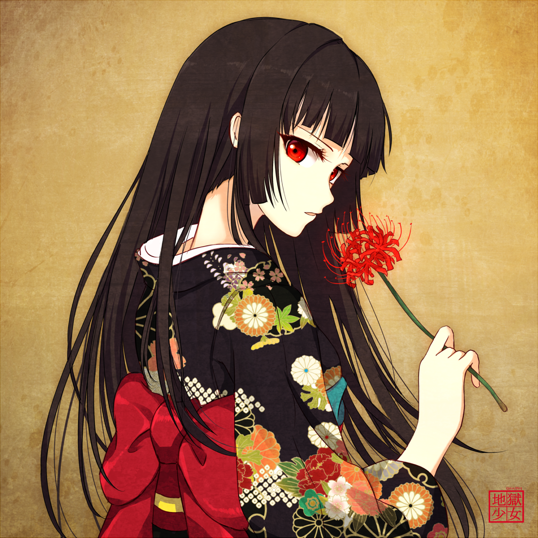 jigoku shoujo enma ai kimono | #366423 | yande.re