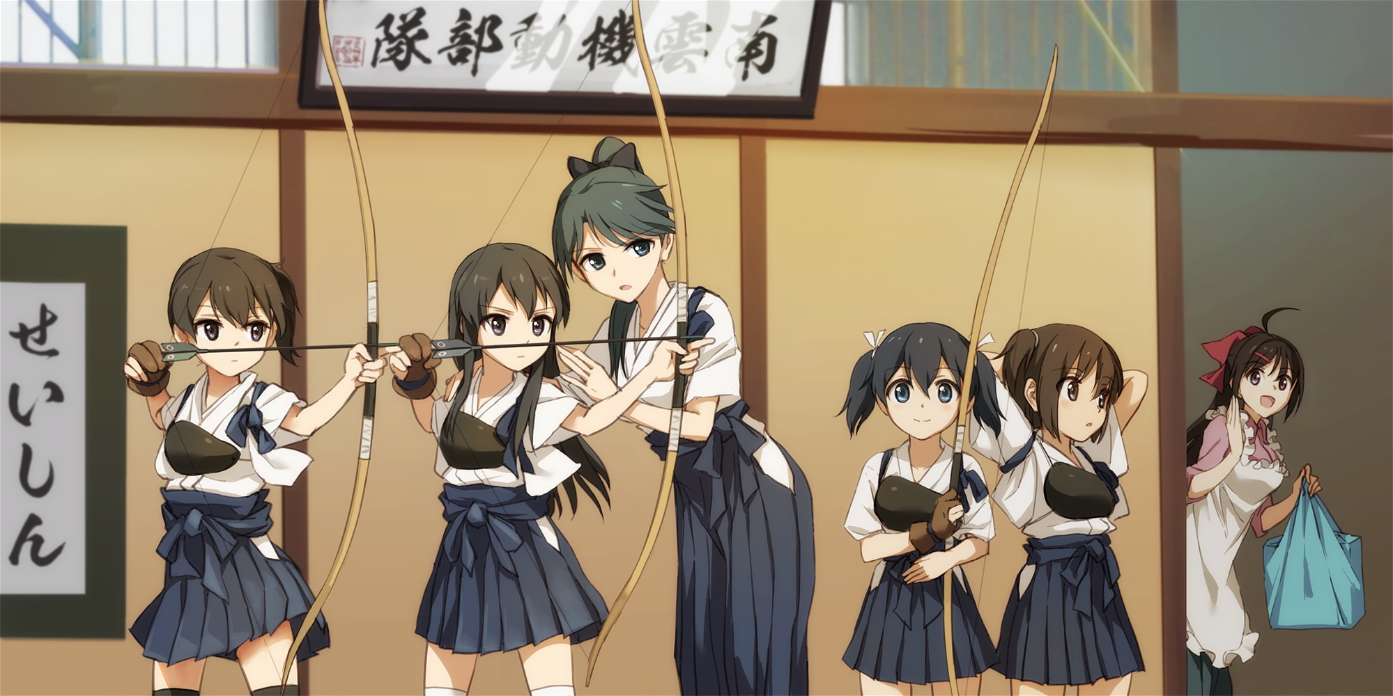 kisetsu kantai collection akagi (kancolle) hiryuu (kancolle) houshou ...