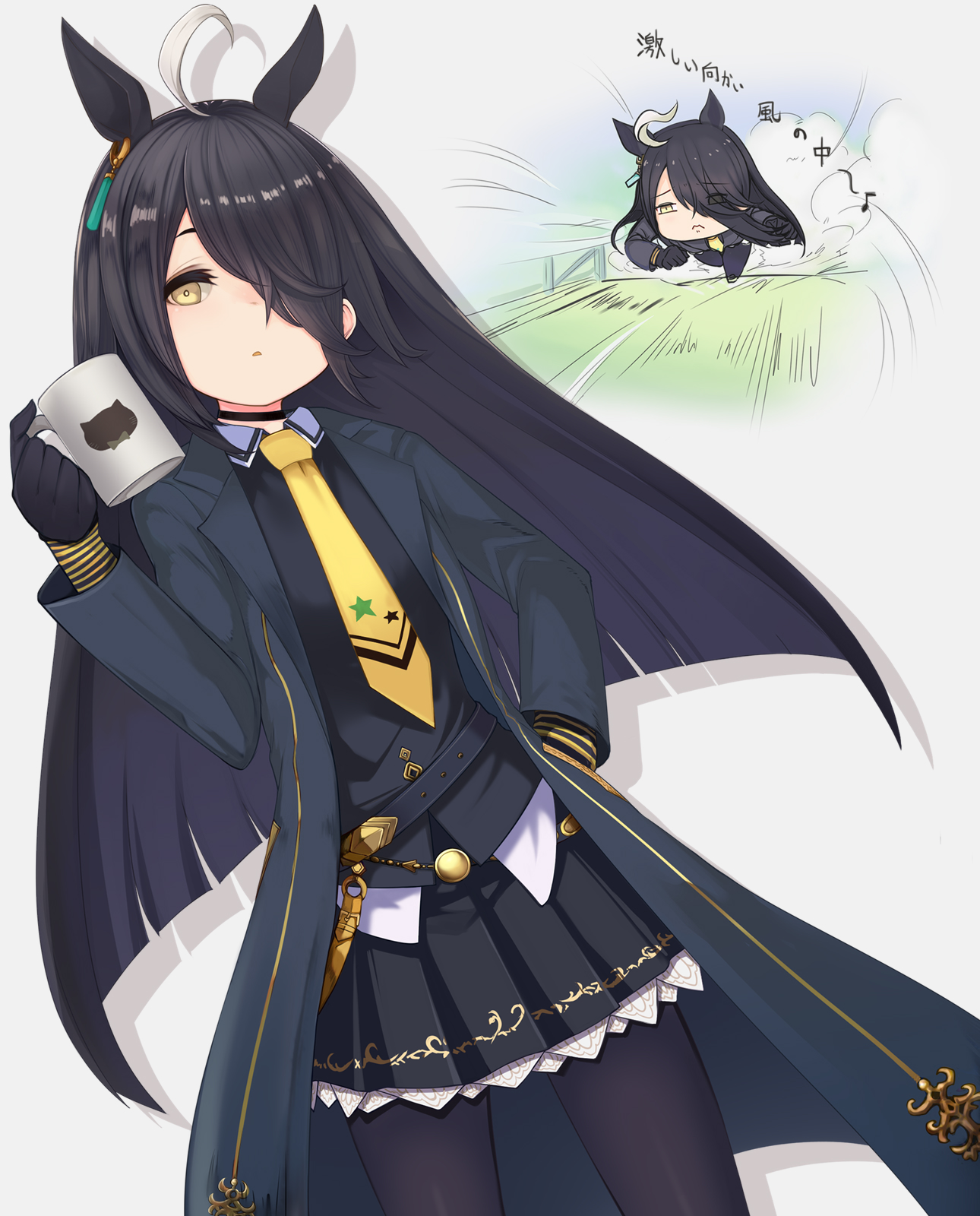 ginji74 uma musume pretty derby manhattan cafe (umamusume) animal ears ...