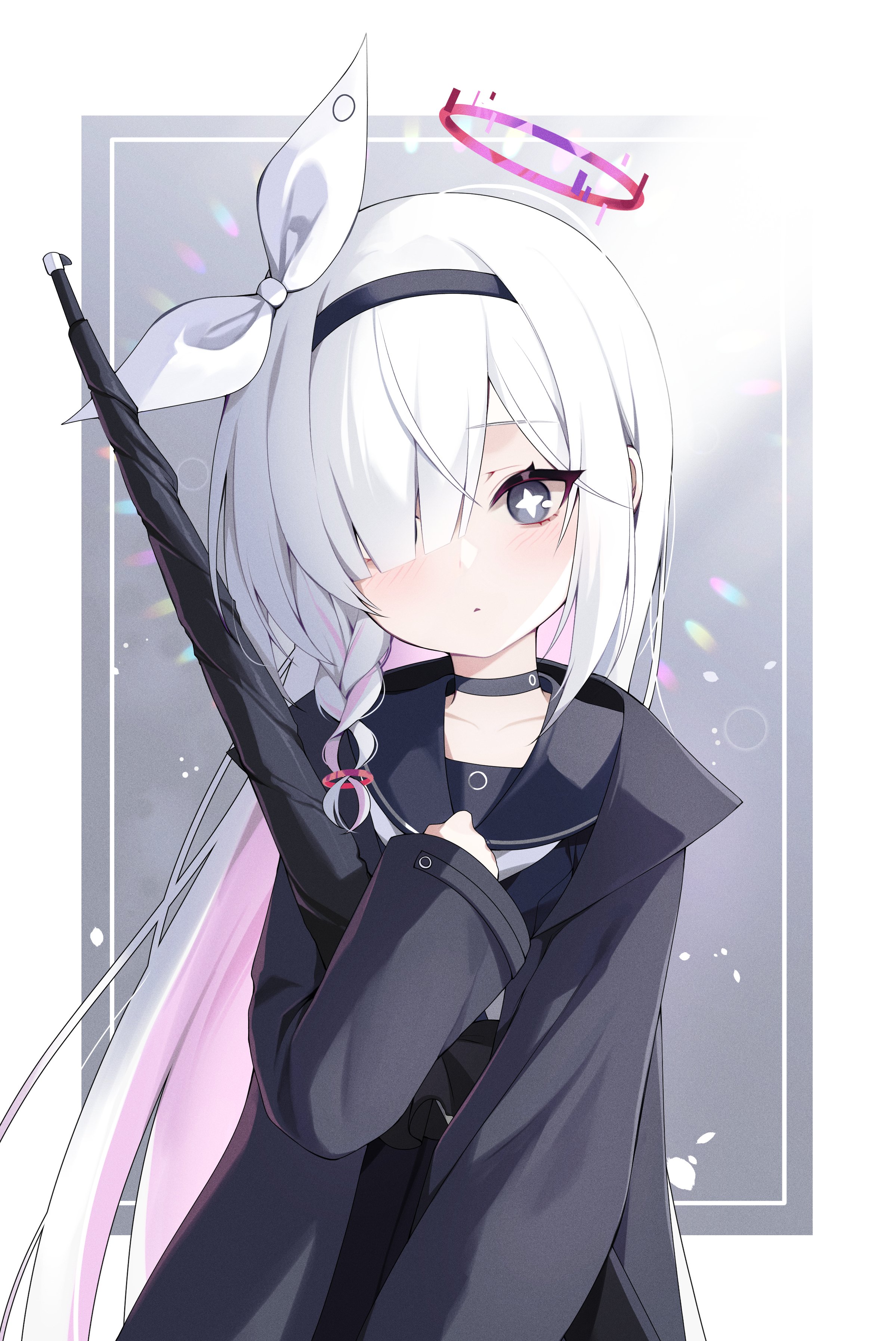 taccho blue archive arona (blue archive) plana (blue archive) angel gun ...