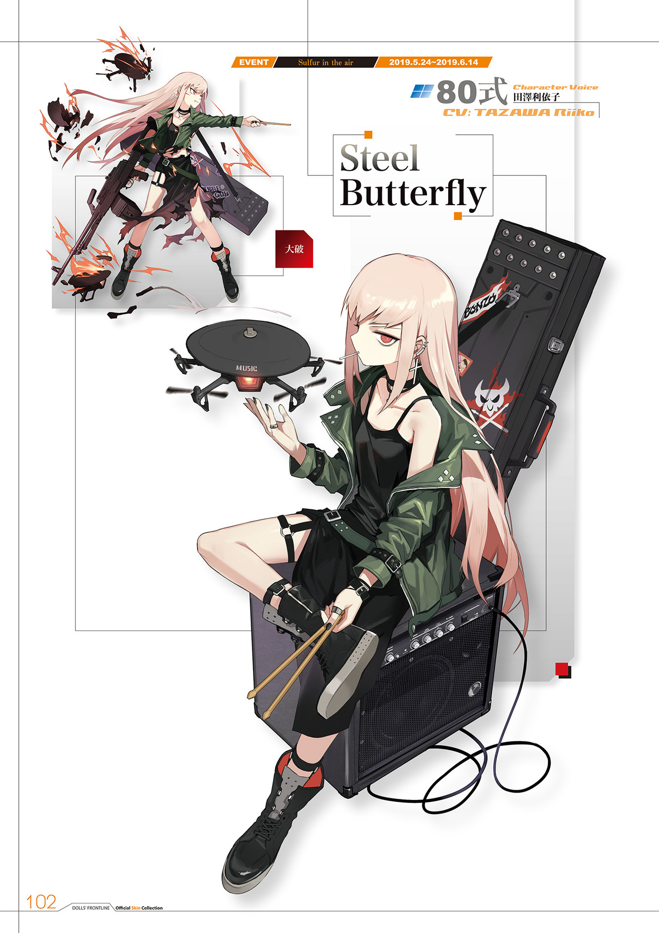 girls frontline type 80 (girls frontline) garter gun tagme torn clothes ...