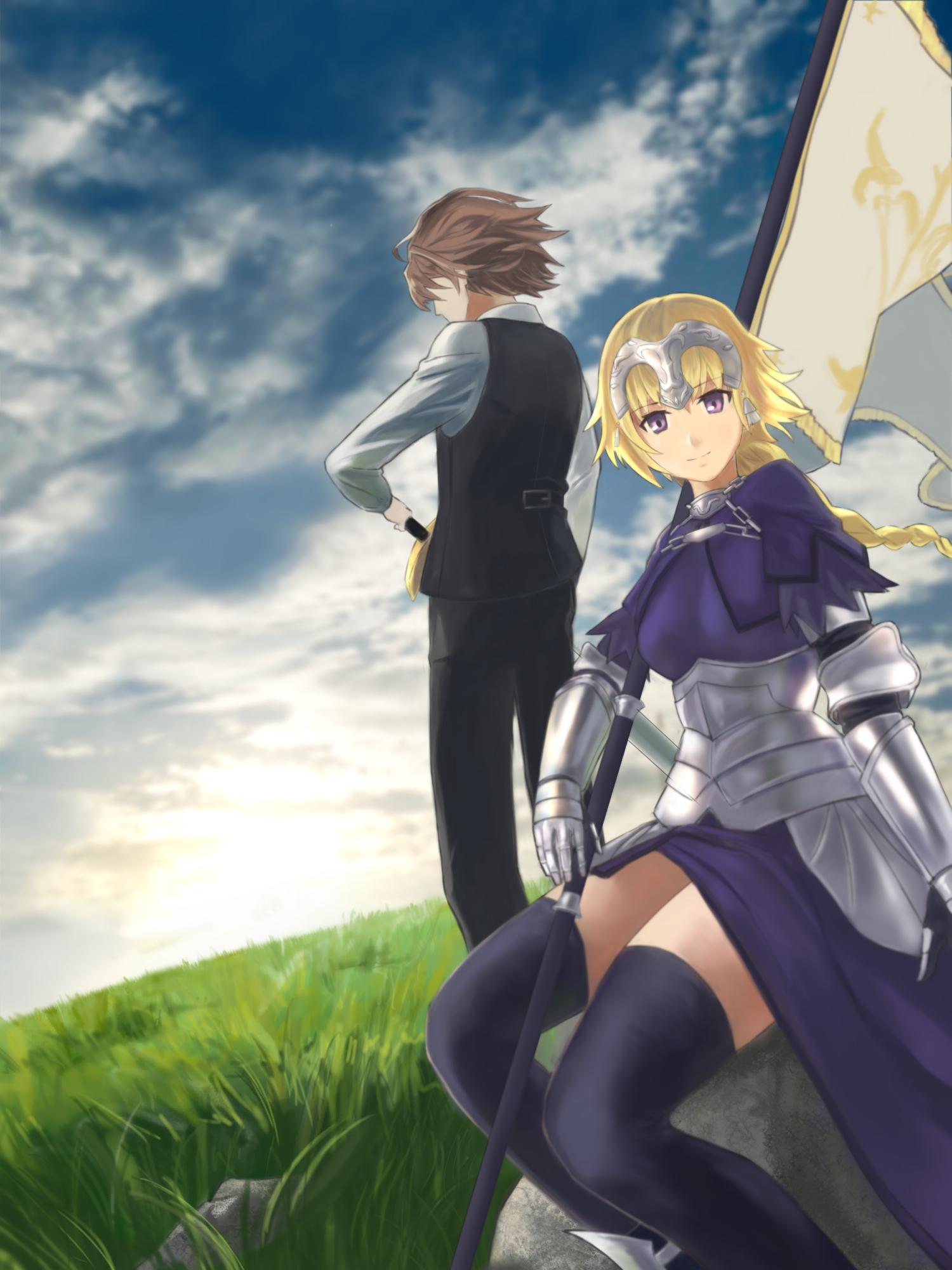 fate/apocrypha fate/stay night jeanne d'arc jeanne d'arc (fate) sieg ...