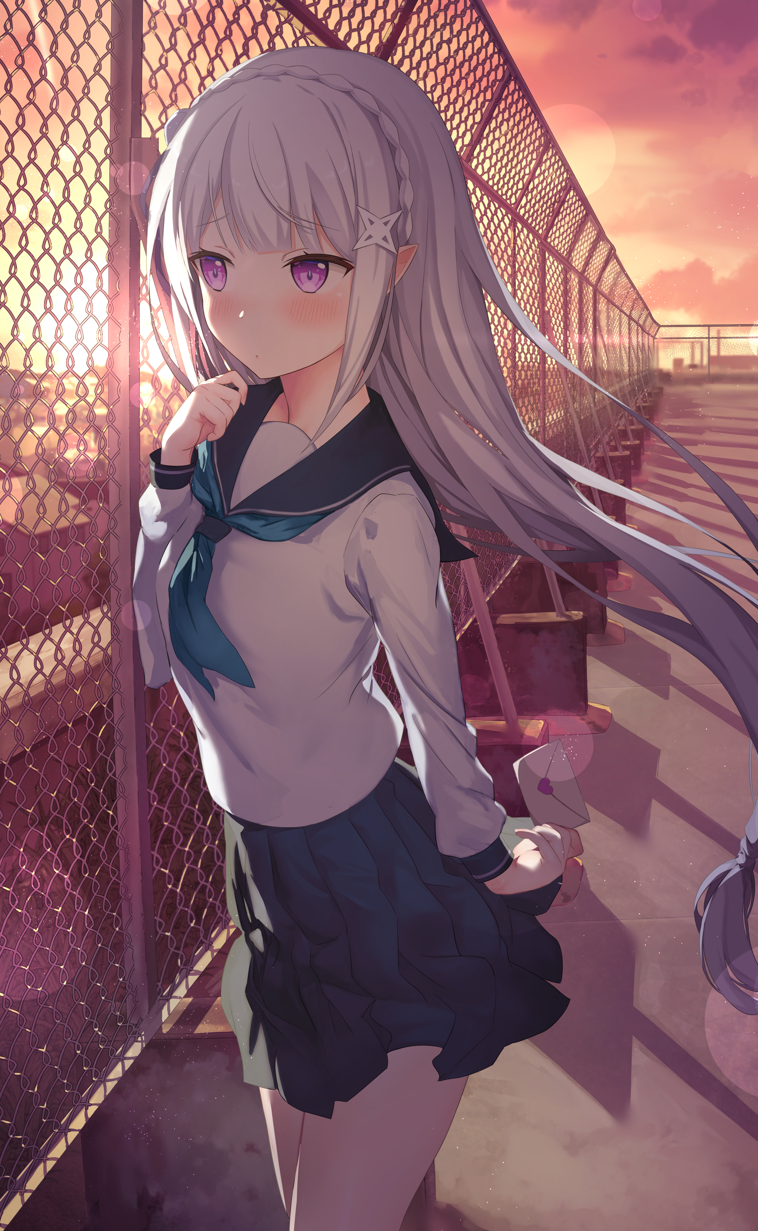 echiru re:zero kara hajimeru isekai seikatsu emilia (re zero) elf ...