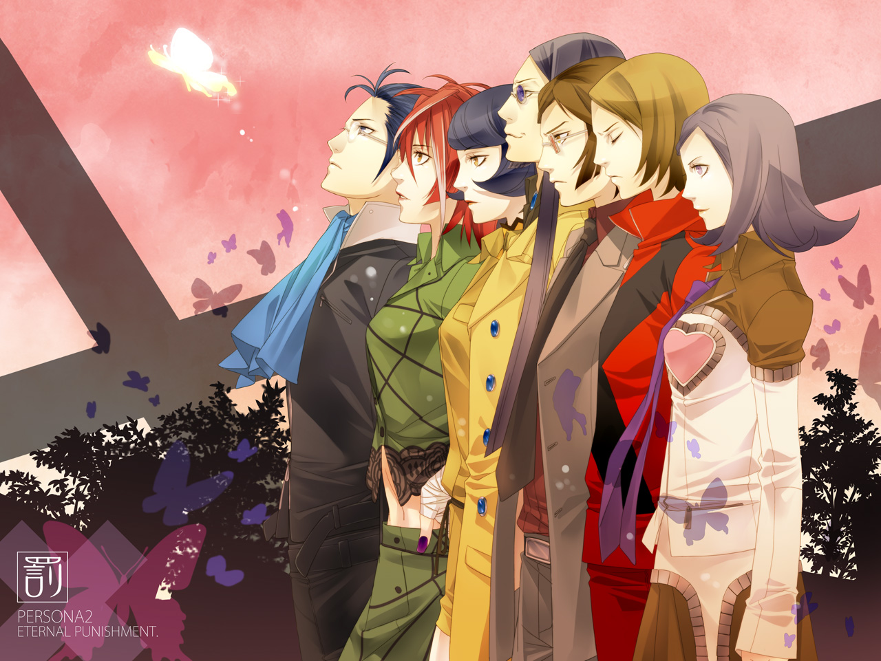 buntaka megaten persona persona 2 amano maya kirishima eriko nanjou kei ...