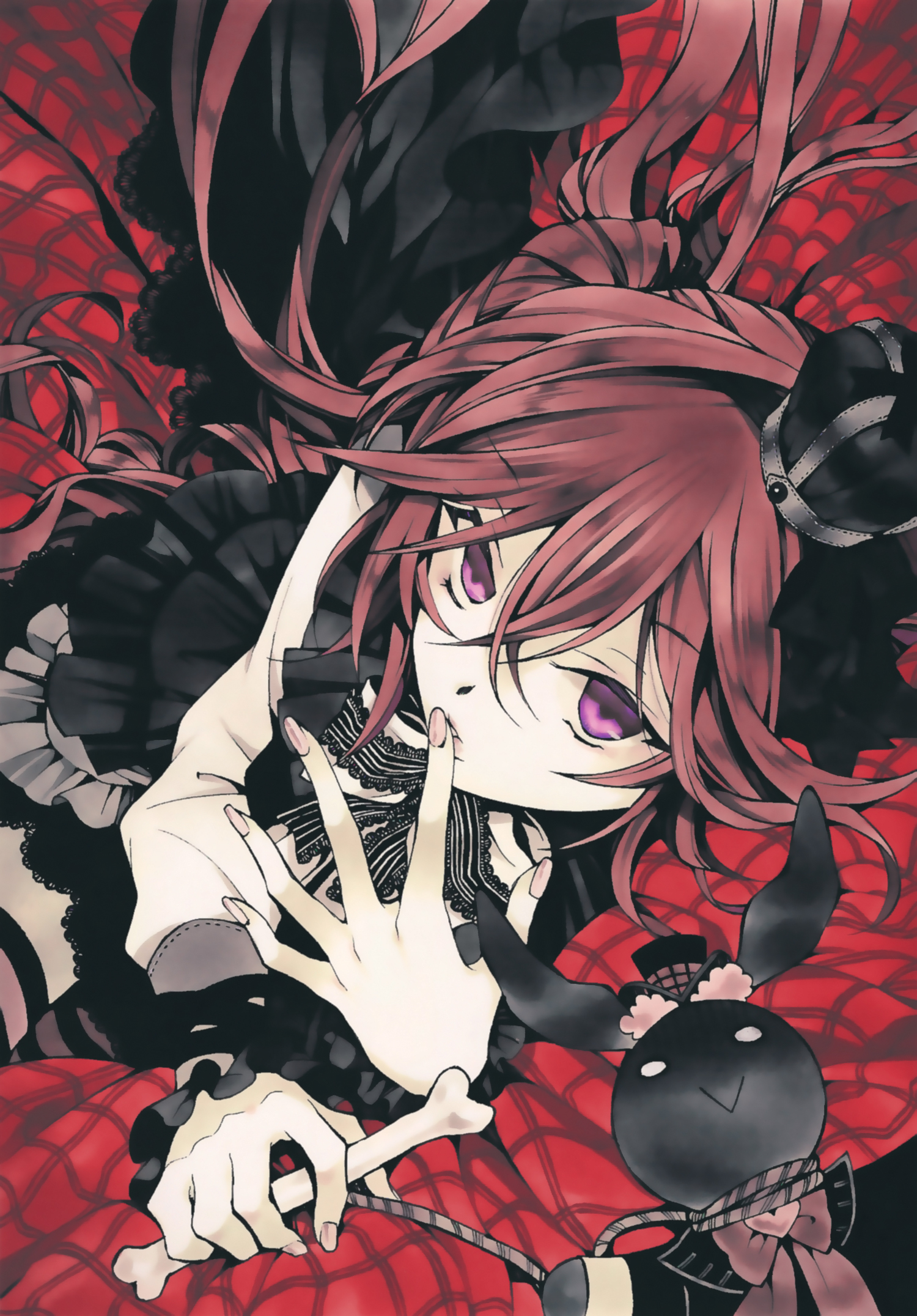 mochizuki jun pandora hearts alice (pandora hearts) dress thighhighs ...