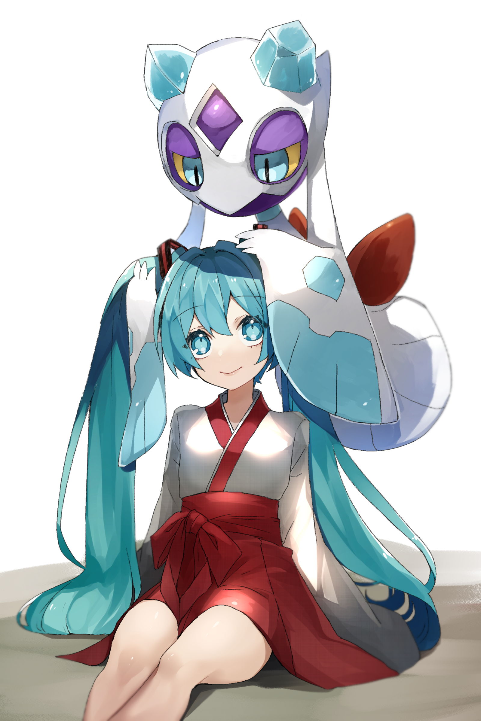 reirou (chokoonnpu) pokemon vocaloid froslass hatsune miku crossover ...