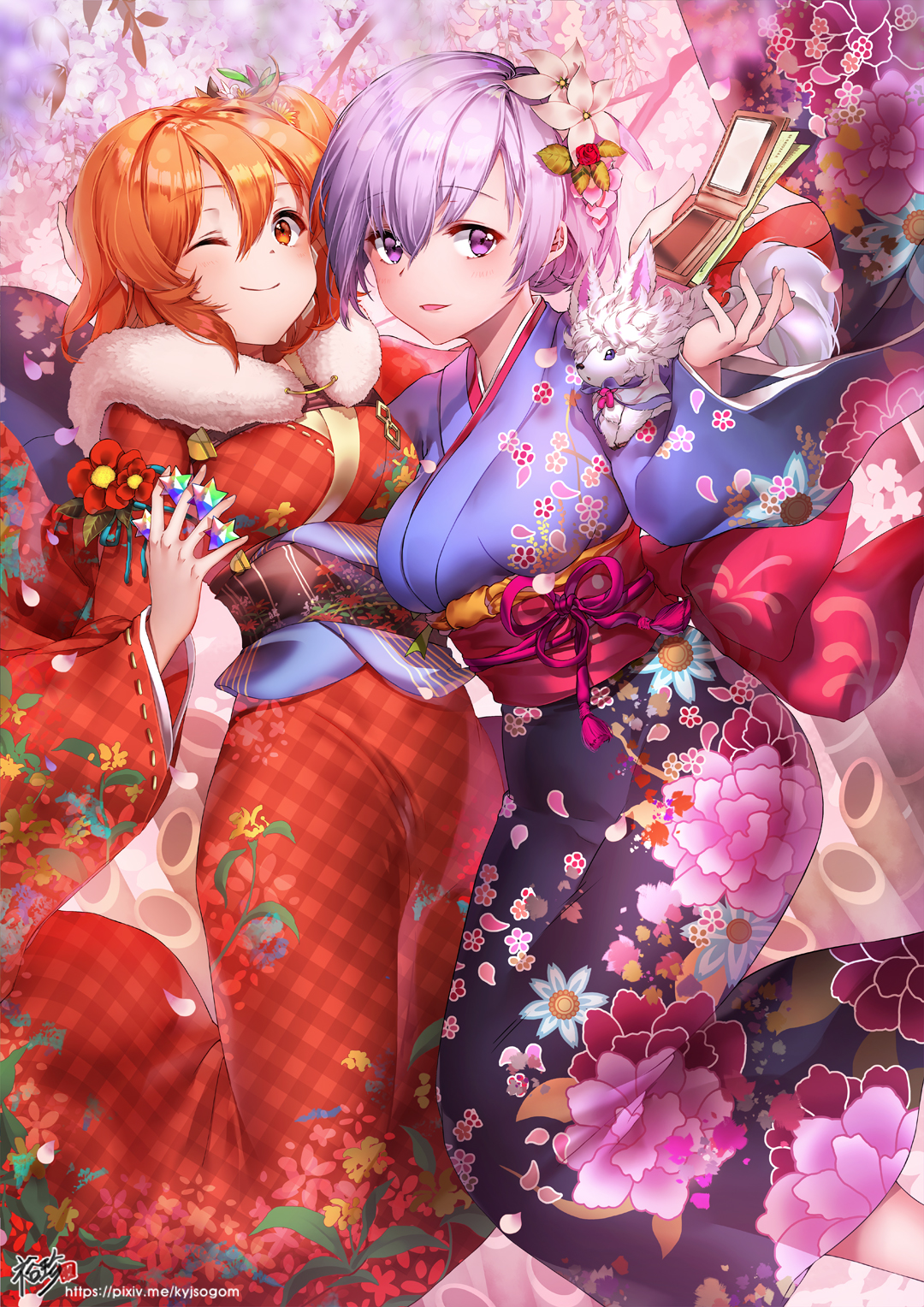 kyjsogom fate/grand order fou (fate/grand order) mash kyrielight kimono ...
