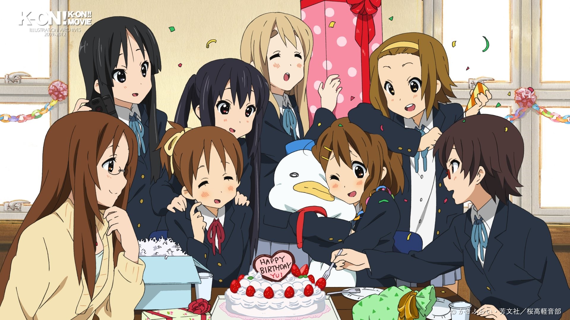 k-on! akiyama mio hirasawa ui hirasawa yui kotobuki tsumugi manabe ...