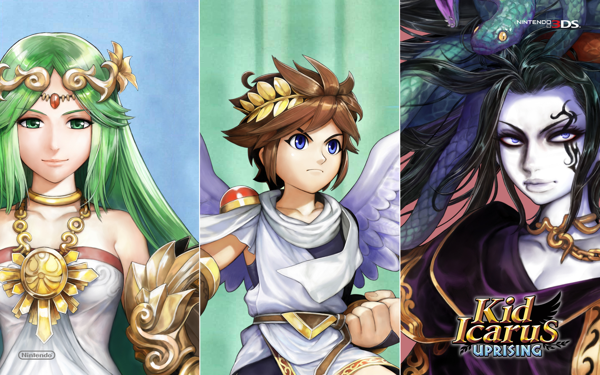 nintendo hirooka masaki kid icarus kid icarus: uprising medusa palutena ...
