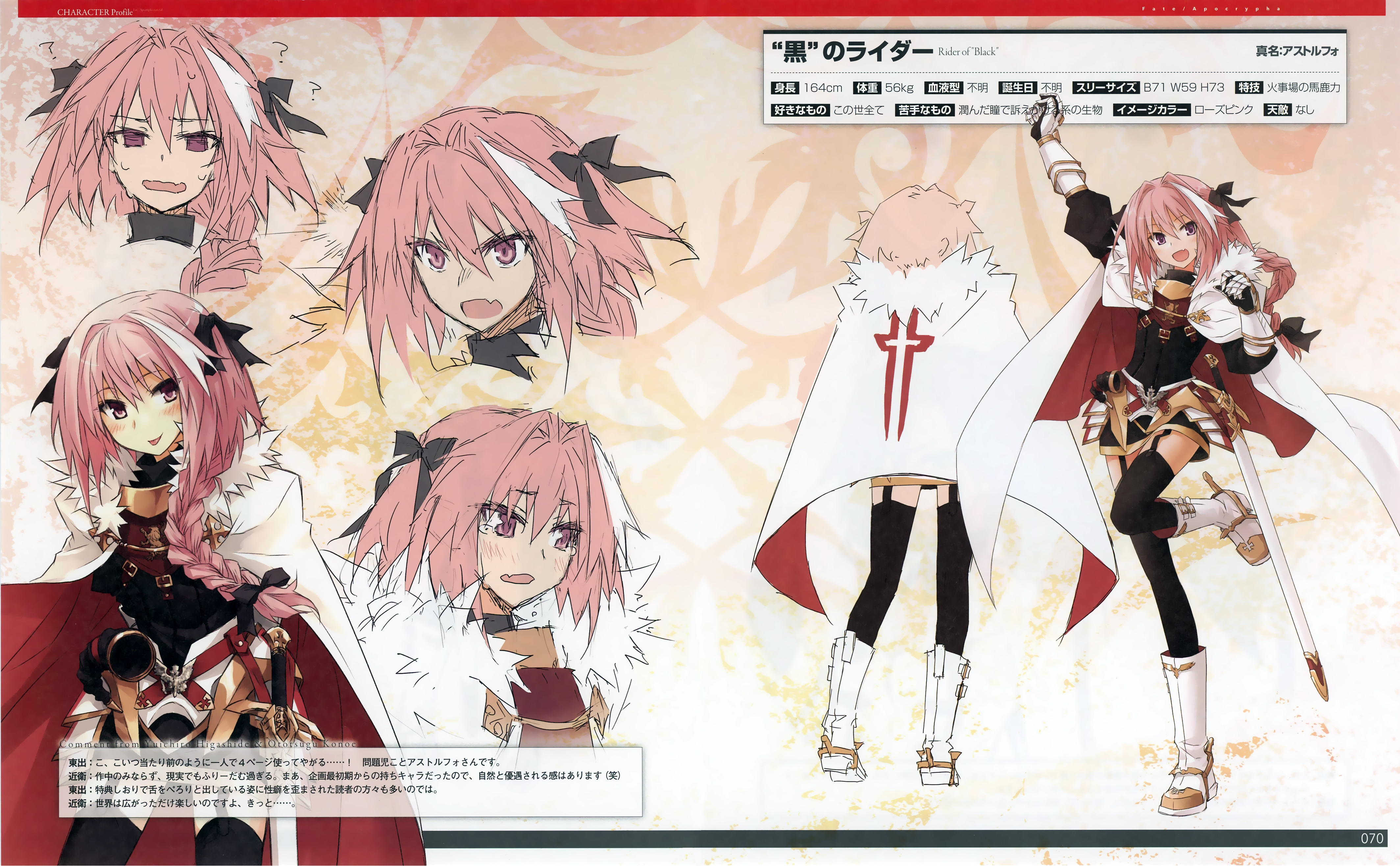 type-moon konoe ototsugu fate/apocrypha fate/stay night astolfo (fate ...