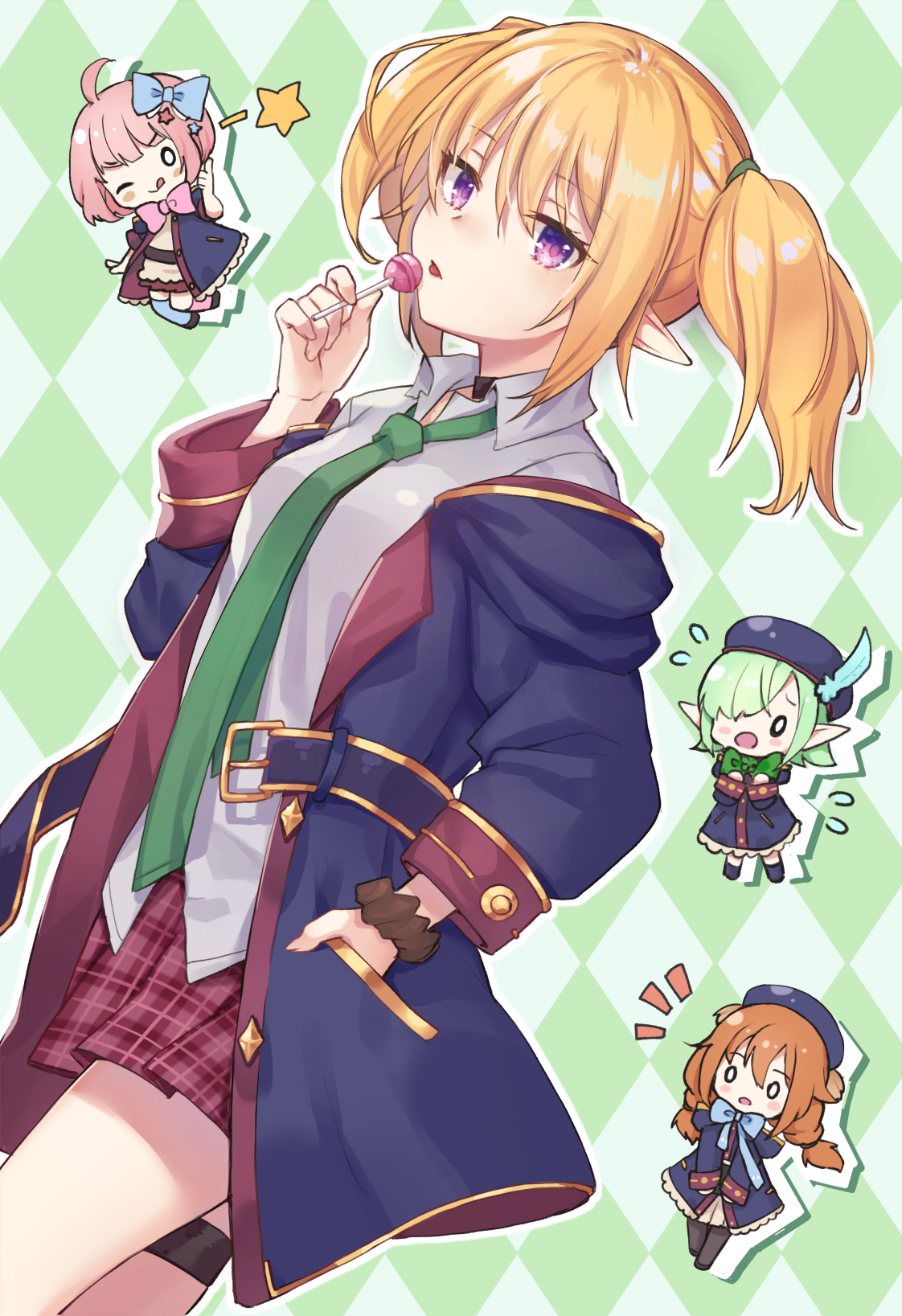 kon (k0n16) princess connect! princess connect! re:dive chibi garter ...