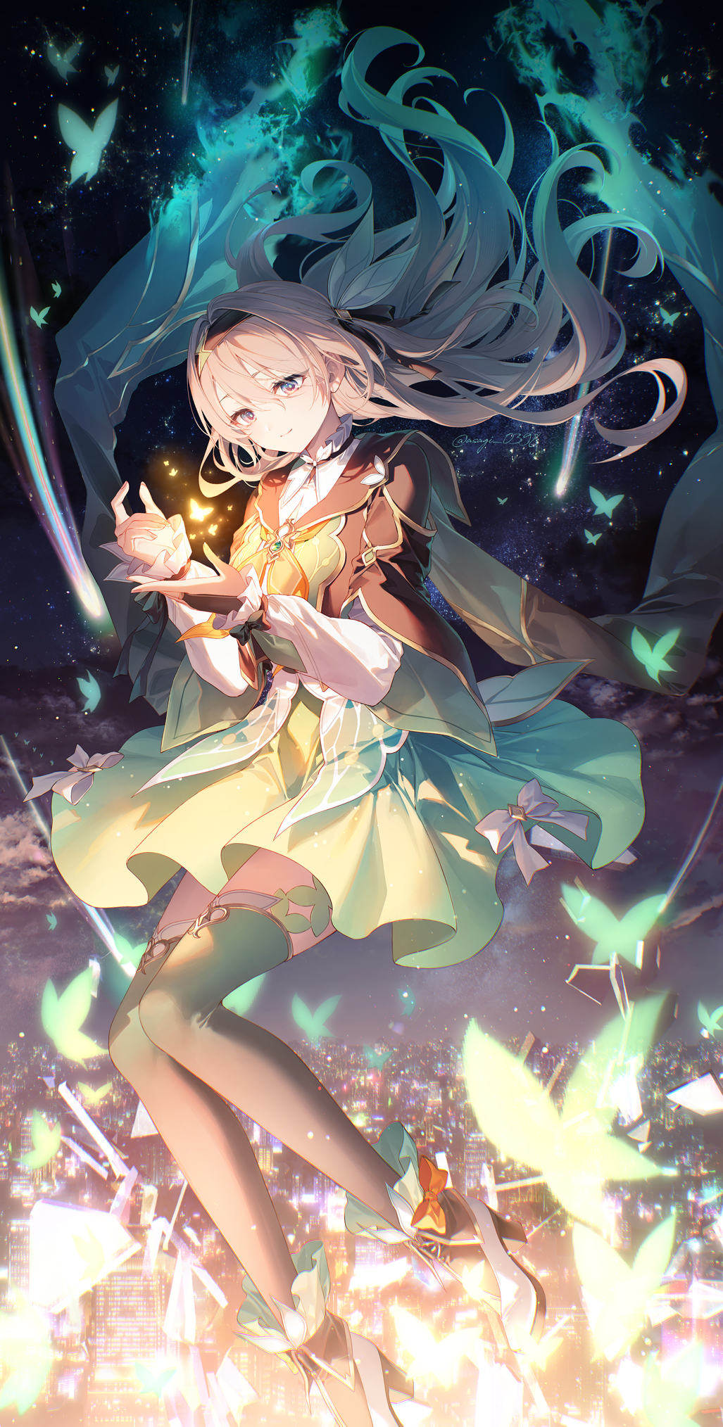 toosaka asagi honkai: star rail firefly heels skirt lift thighhighs ...