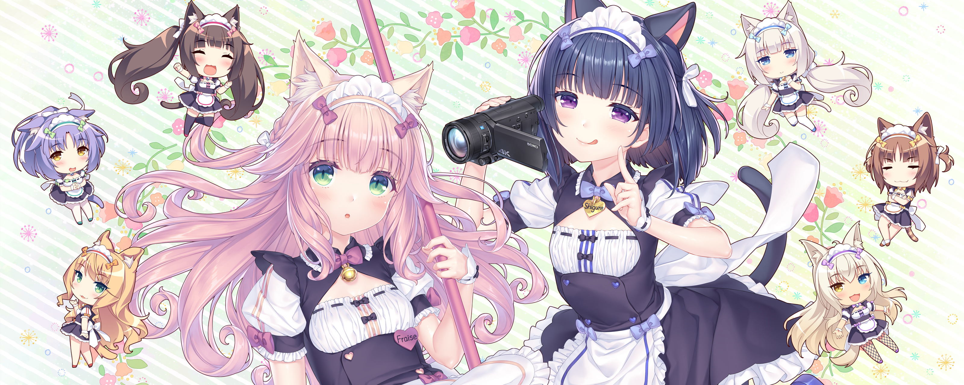neko works sayori nekopara azuki chocola cinnamon (nekopara) coconut ...
