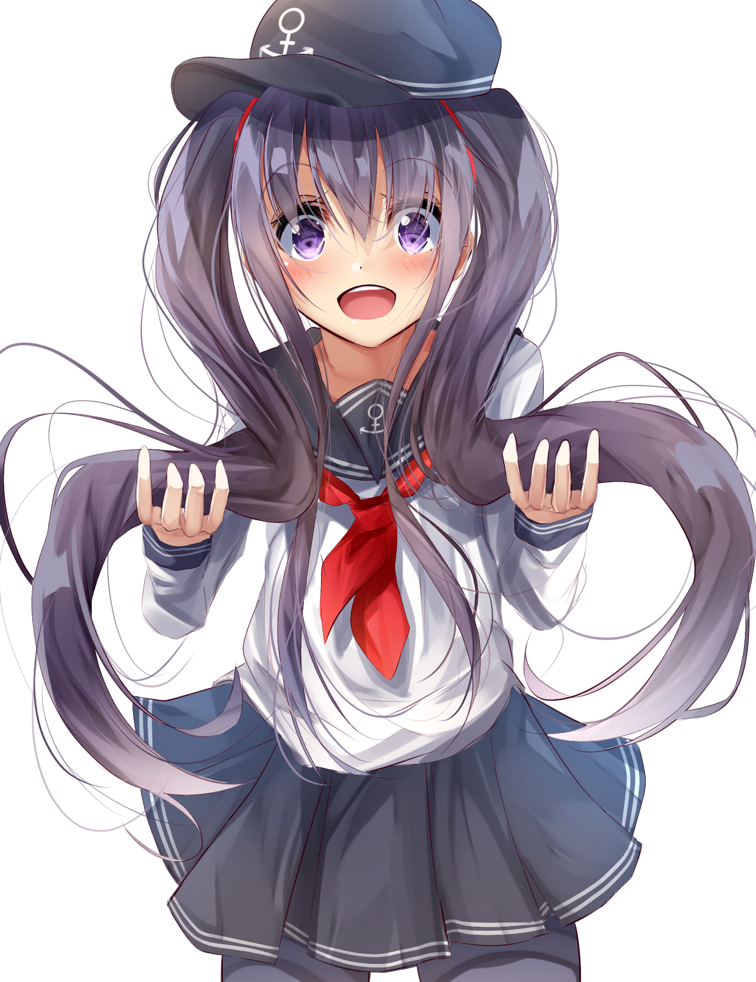 suisen-21 kantai collection akatsuki (kancolle) pantyhose seifuku ...