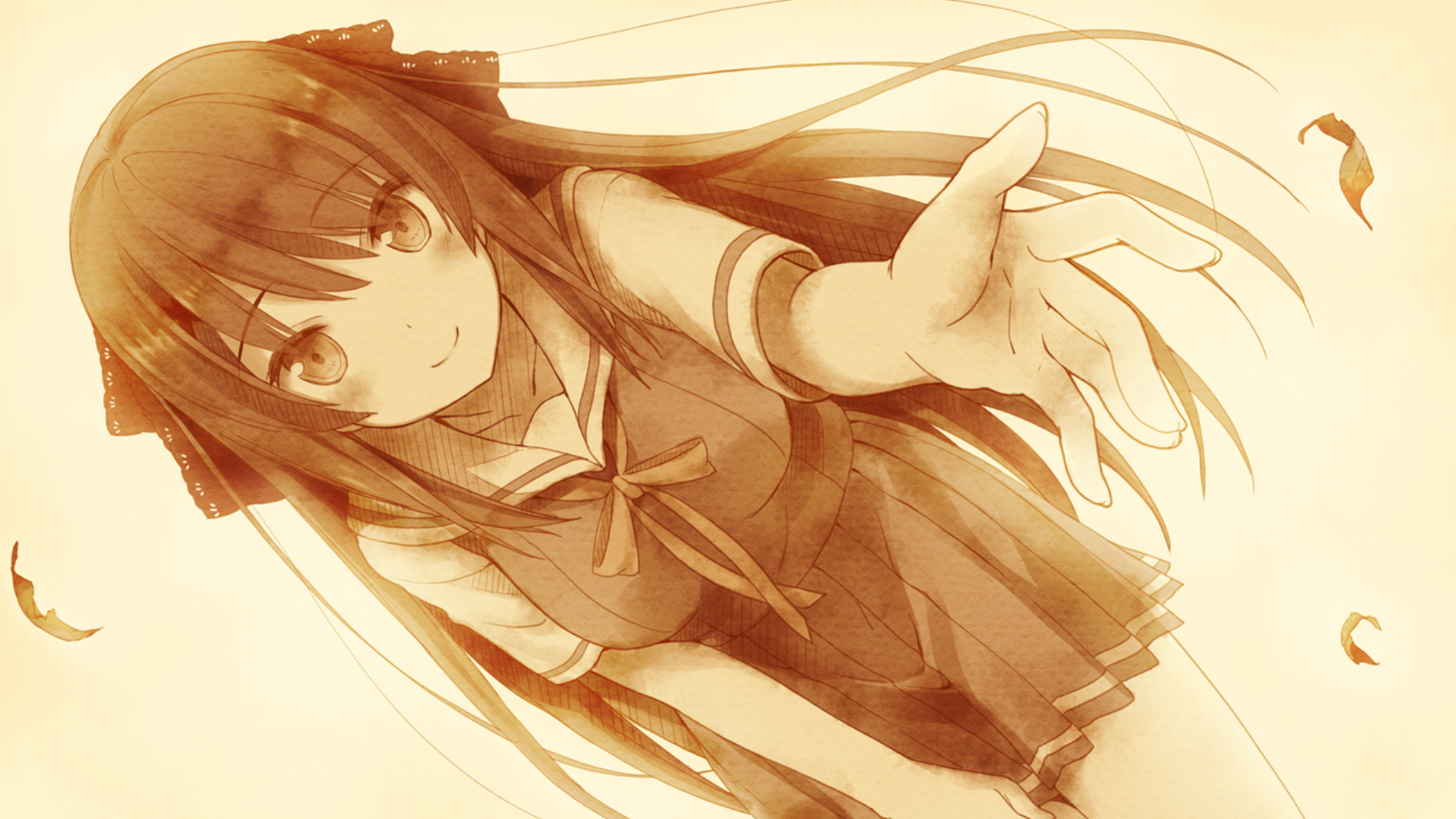 sprite ao no kanata no four rhythm tobisawa misaki game cg sepia tagme ...