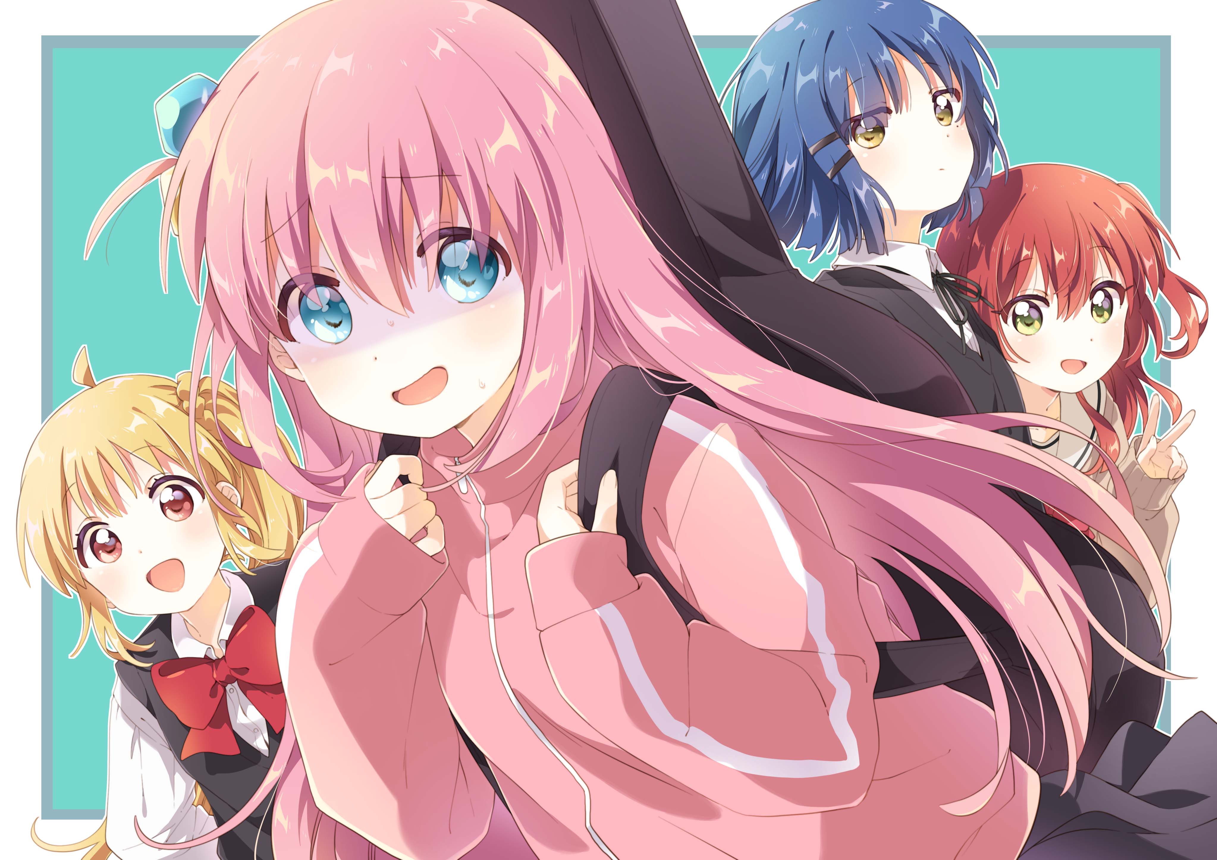 namori bocchi the rock! gotou hitori ijichi nijika kita ikuyo yamada ...