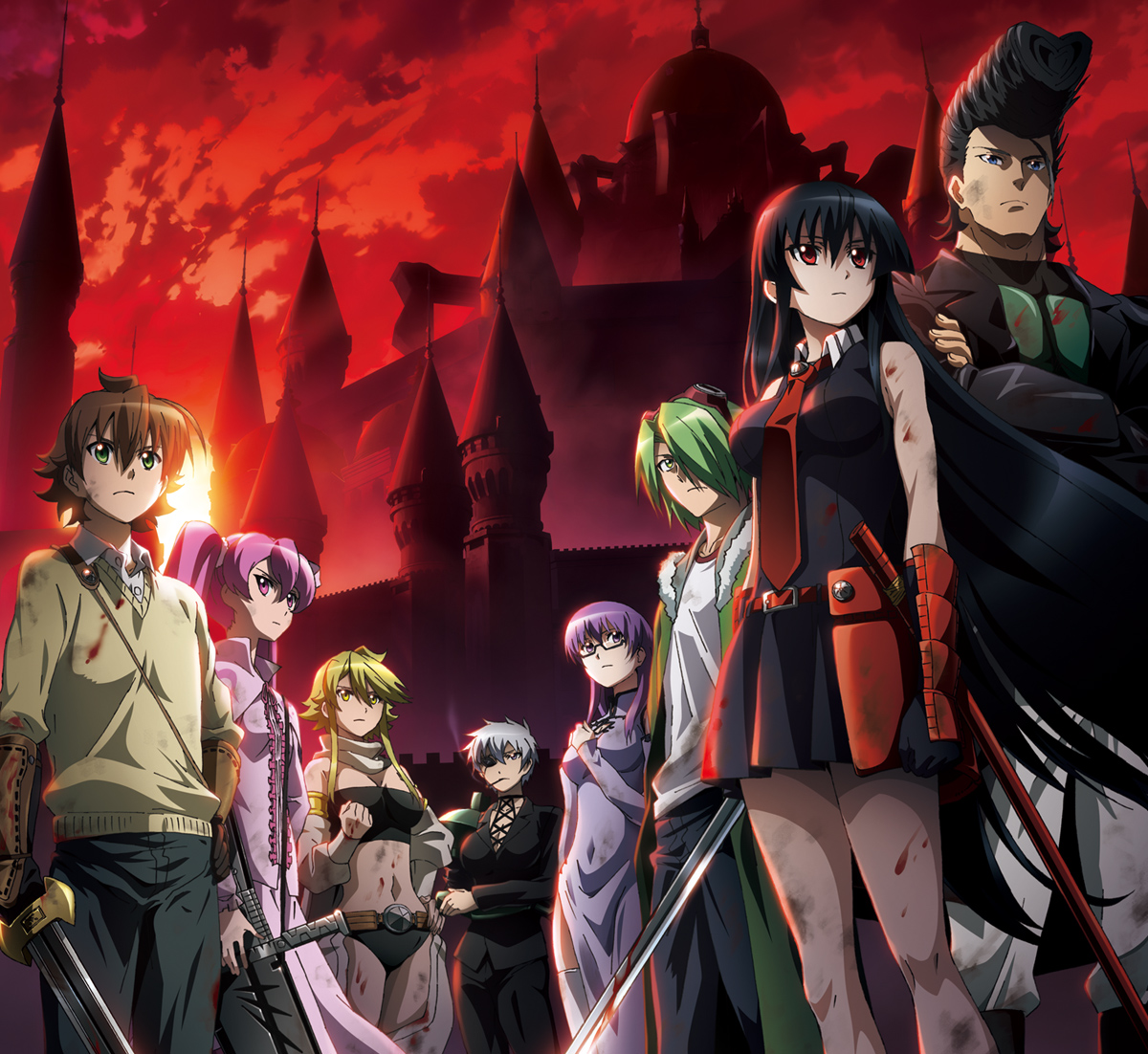 akame ga kill! akame bulat leone lubbock mein najenda sheele tatsumi ...