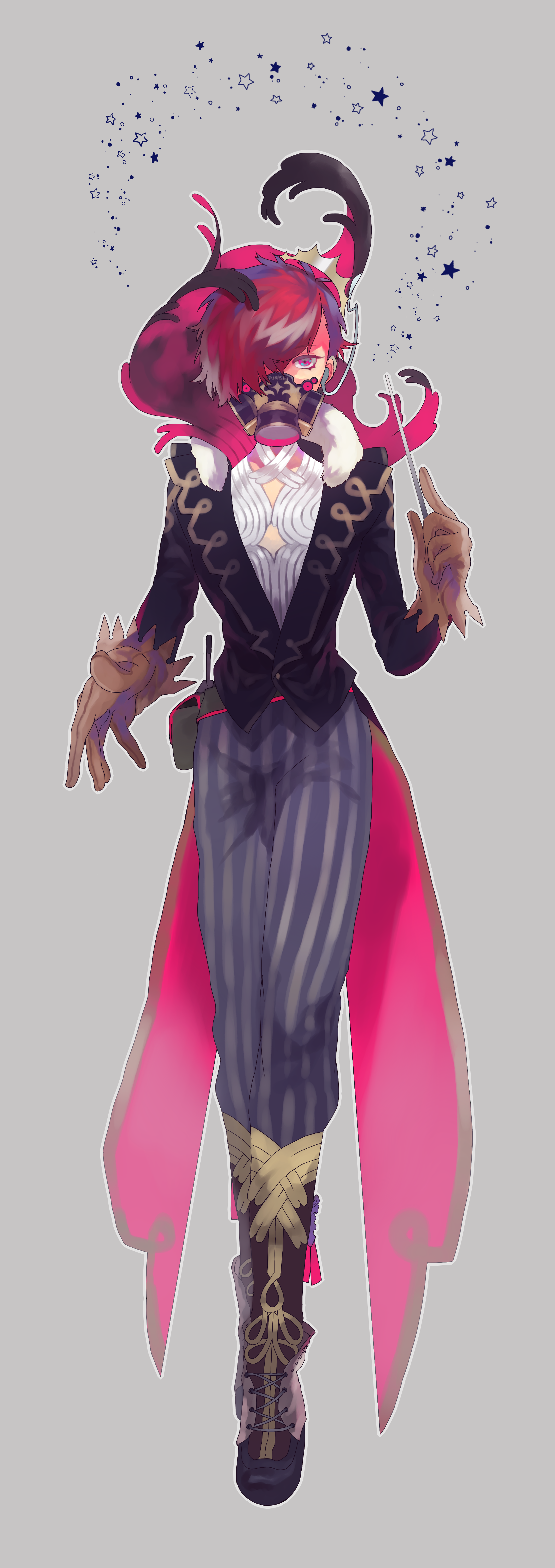 shiro (kannchann) vocaloid fukase headphones male transparent png ...