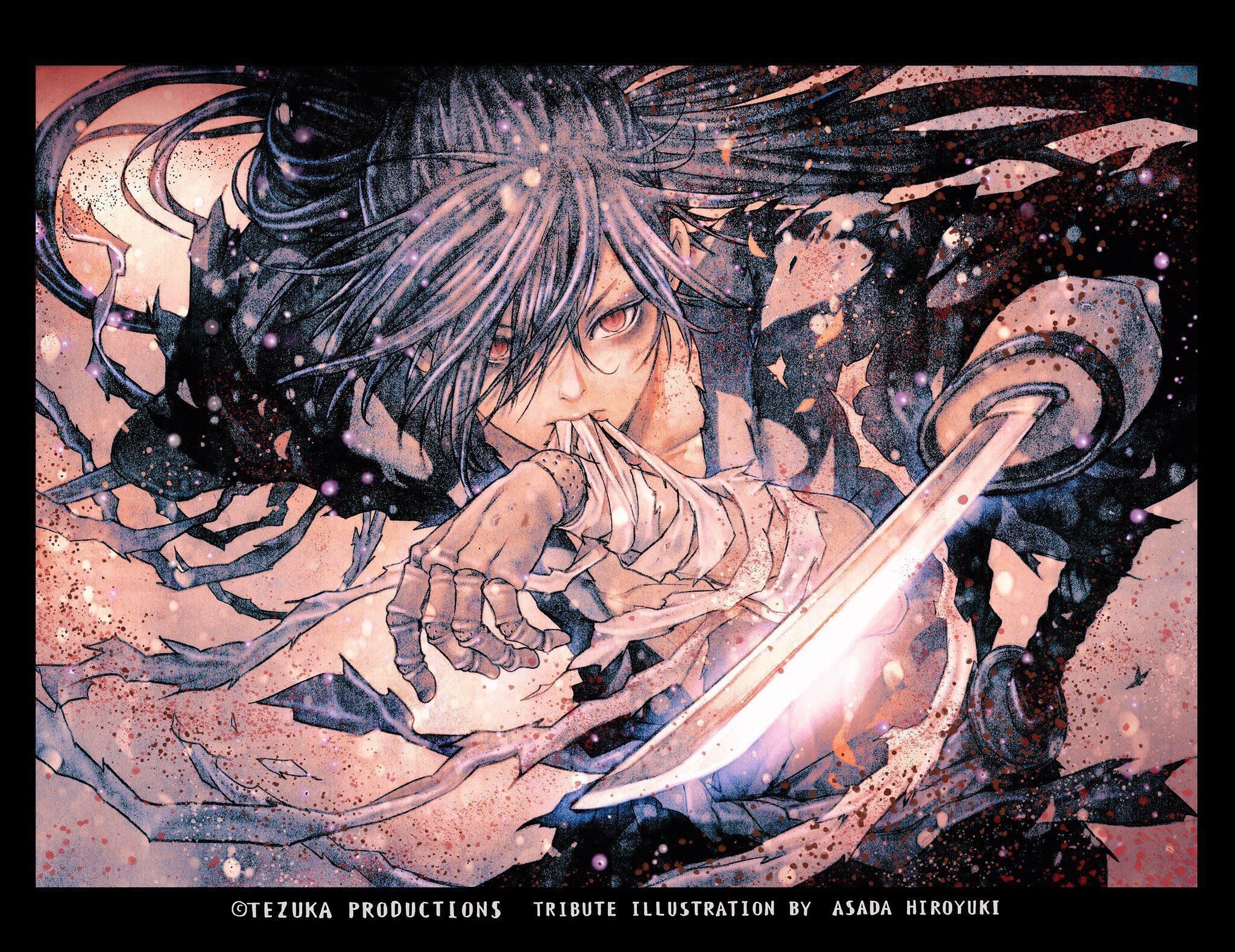 asada hiroyuki dororo (manga) hyakkimaru (dororo) bandages kimono male ...