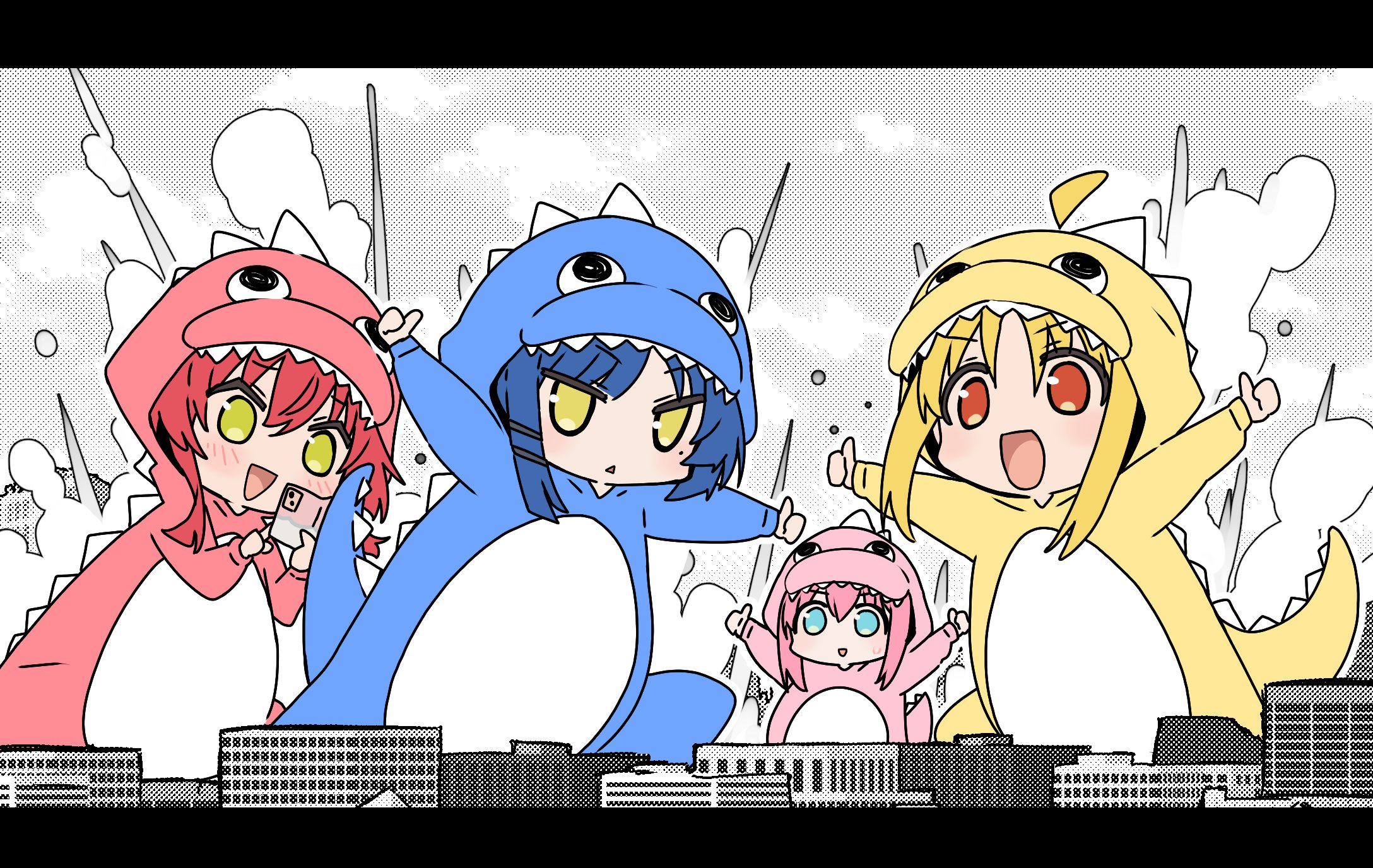 takeshi shinobu bocchi the rock! gotou hitori ijichi nijika kita ikuyo ...