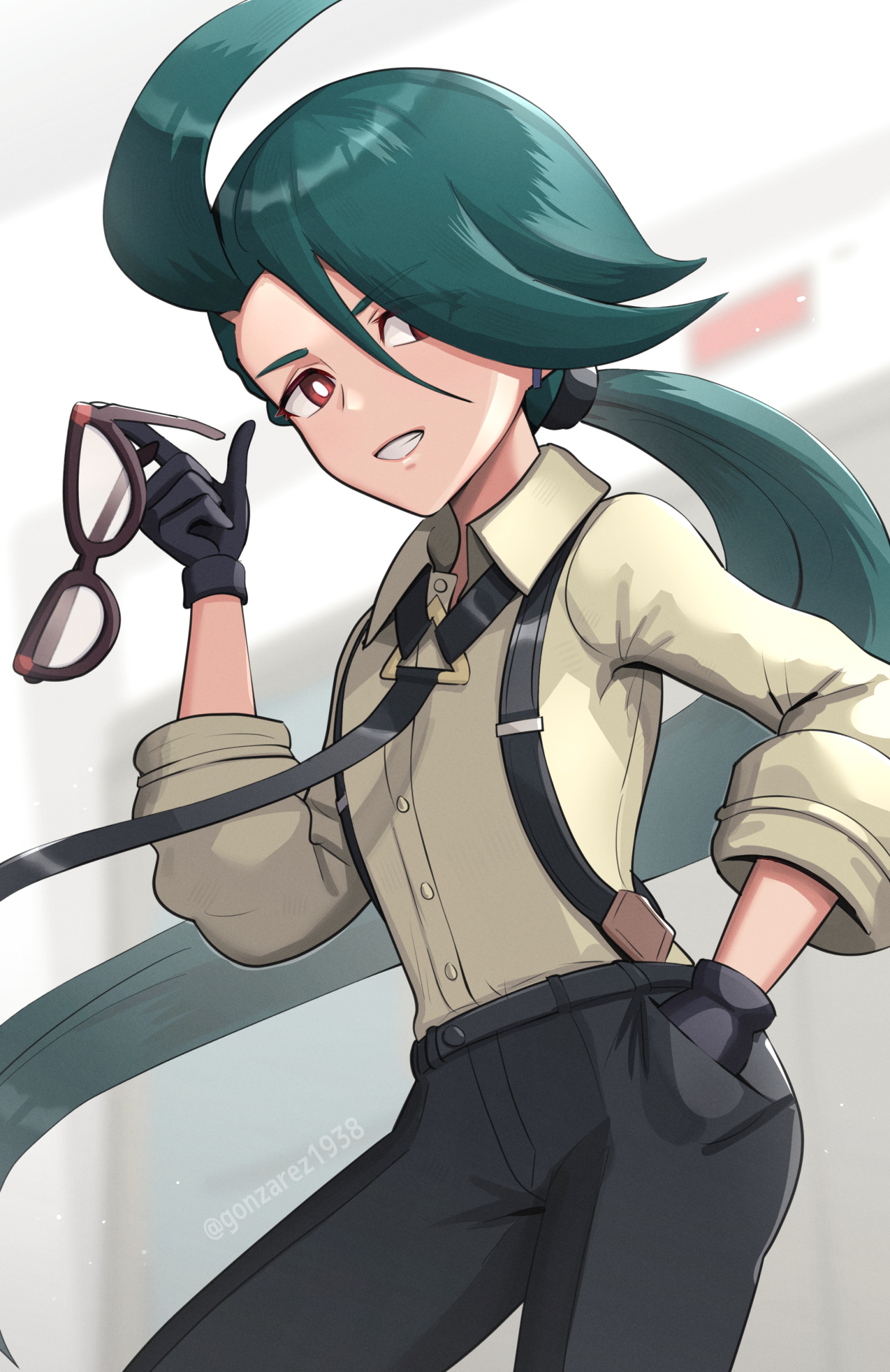 gonzarez pokemon pokemon sv chiri (pokemon) crossdress dress shirt ...