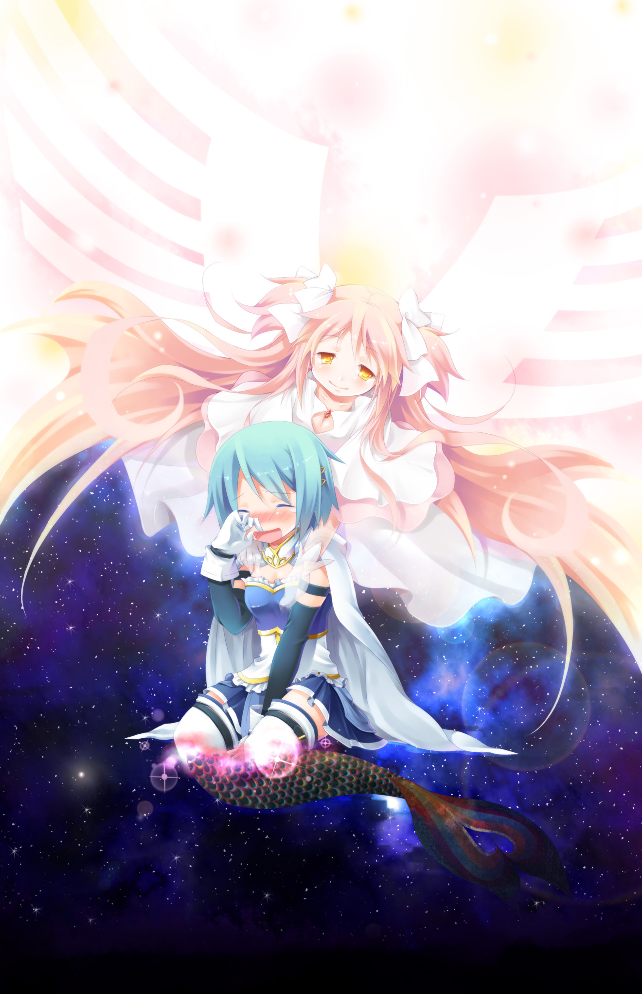 chiyo (pixiv195815) puella magi madoka magica kaname madoka miki sayaka ...