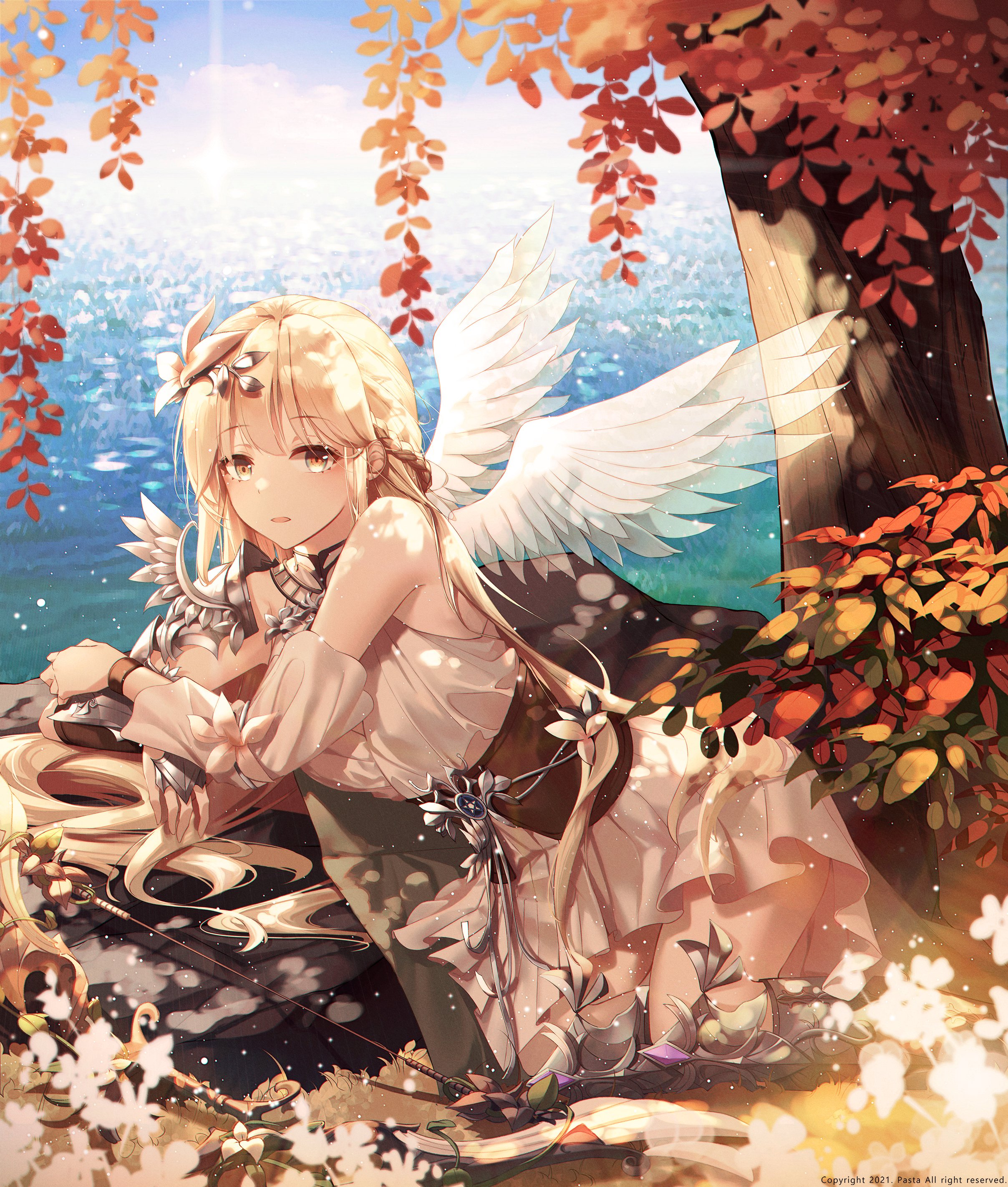 pasta (sanyan) armor weapon wings | #785803 | yande.re