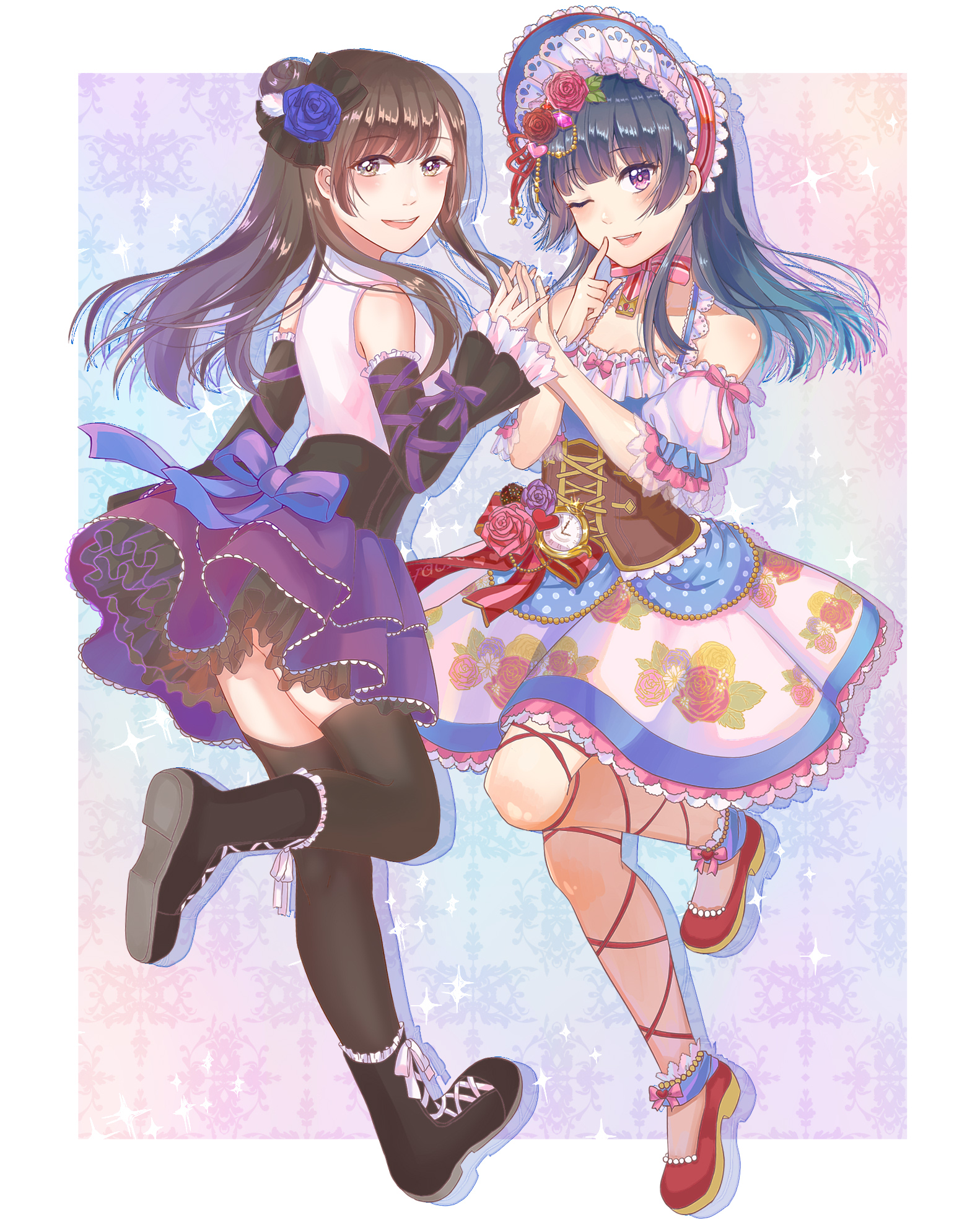 kuroka tori love live! sunshine!! kobayashi aika tsushima yoshiko dress ...