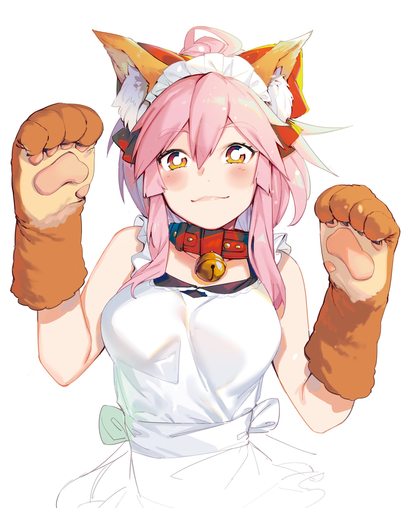 menea the dog fate/grand order tamamo cat animal ears maid | #459846 ...