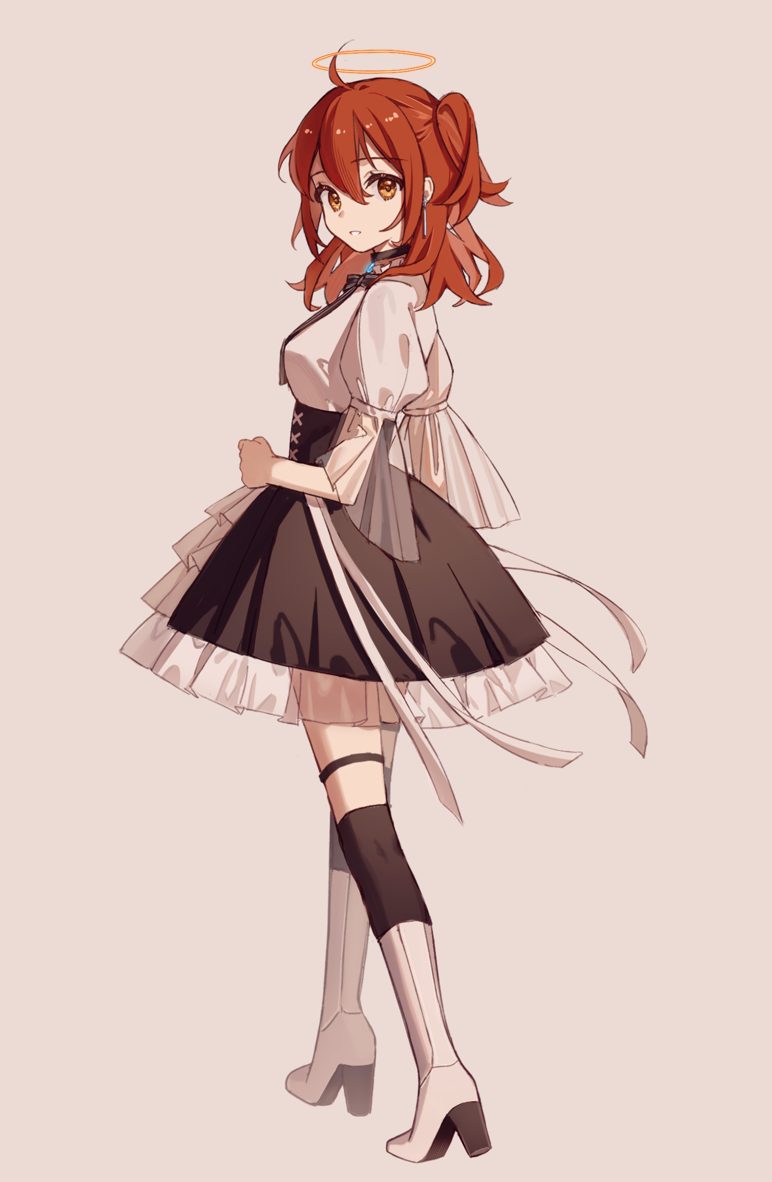 fate/grand order fujimaru ritsuka (female) angel garter heels see ...