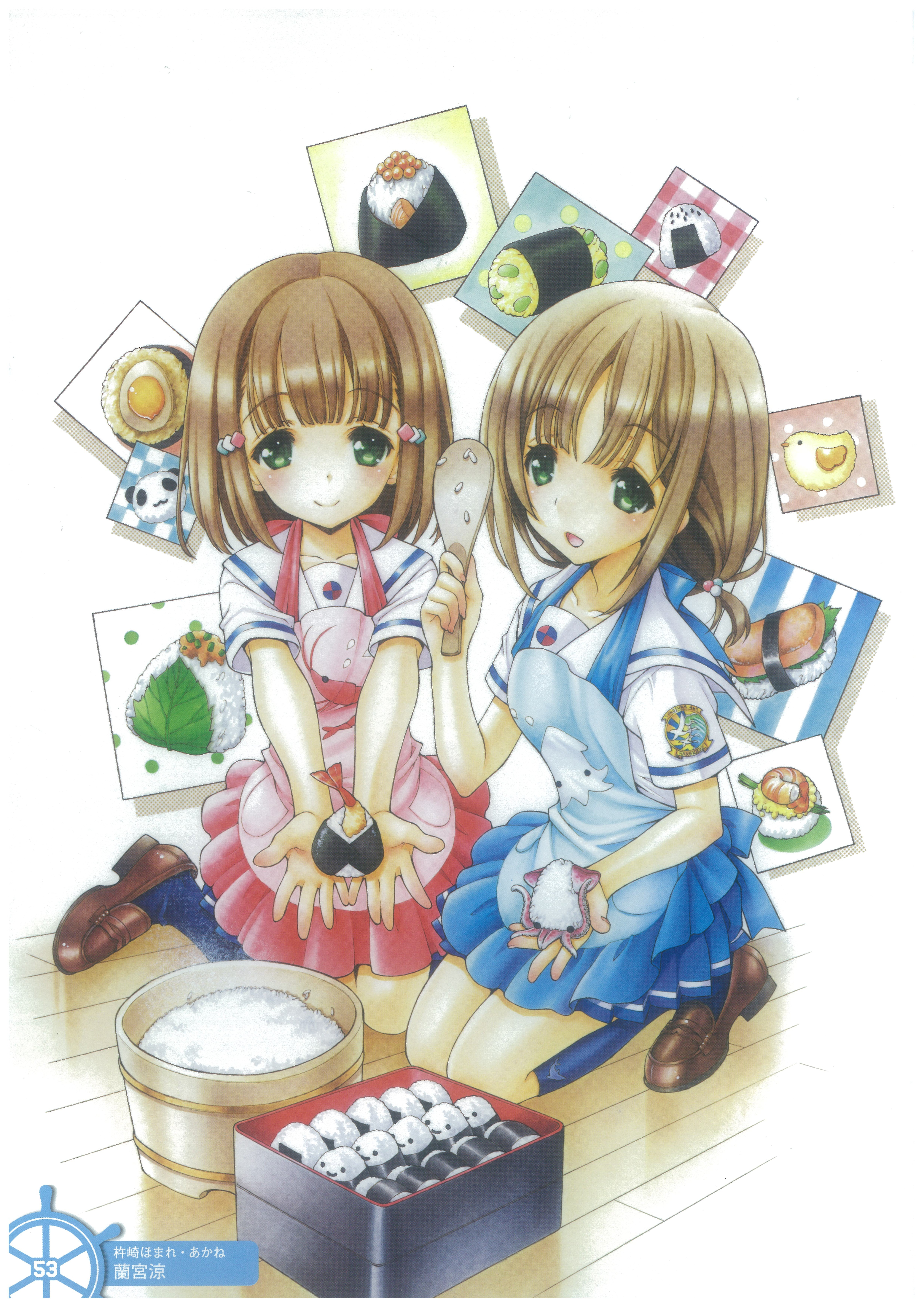 ramiya ryou high school fleet kinesaki akane kinesaki homare seifuku ...