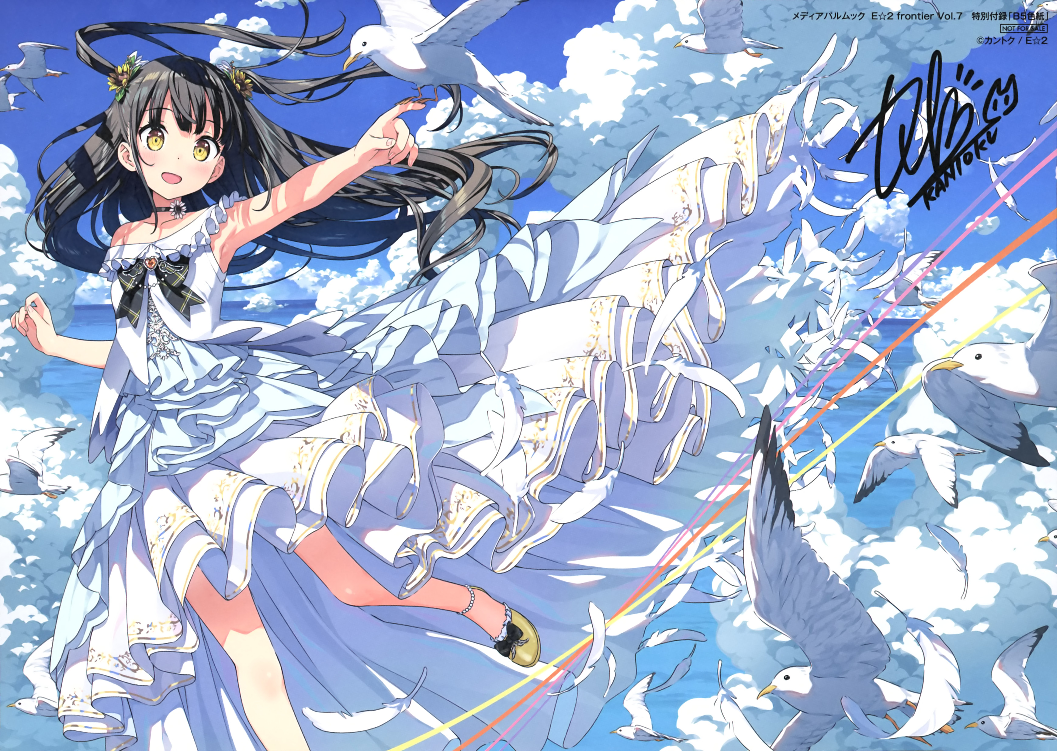 kantoku nagisa (kantoku) autographed dress | #1133551 | yande.re