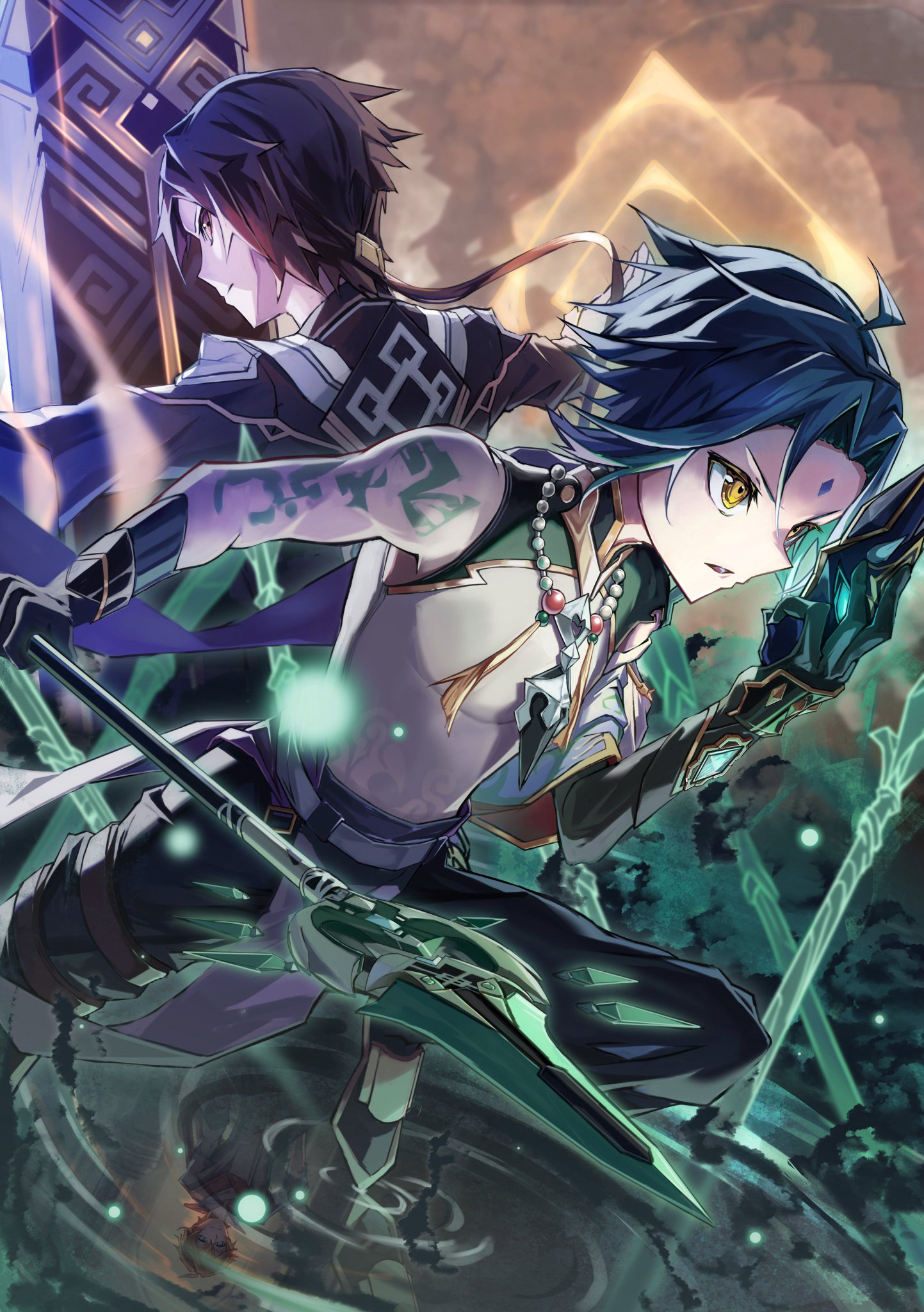 ichinose satsuki genshin impact xiao (genshin impact) zhongli male ...