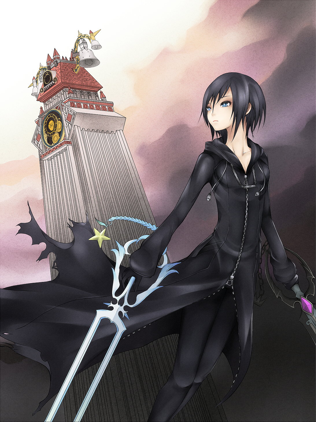 Kingdom Hearts Xion Drawings