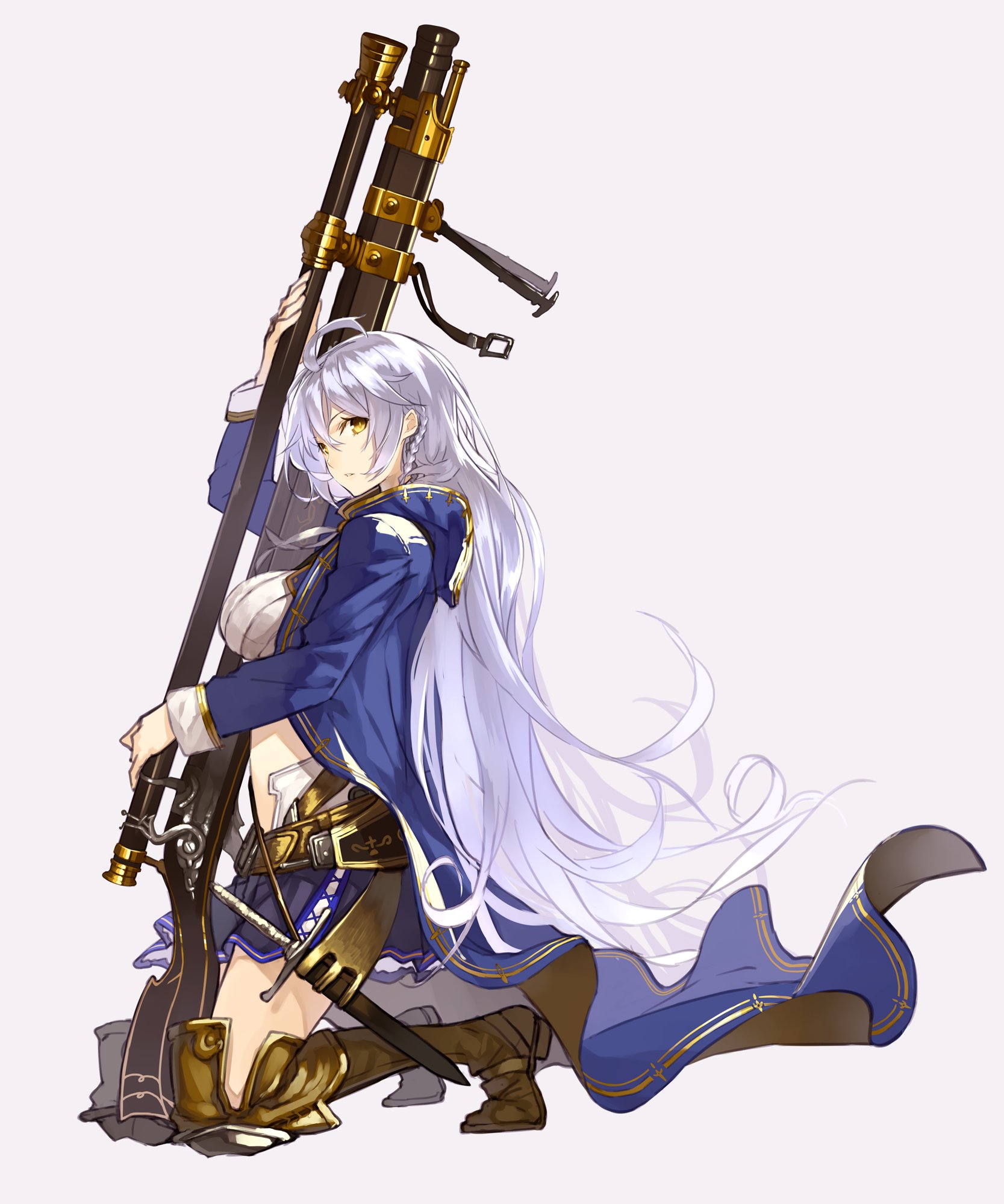 senmu (senmudayo) granblue fantasy silva (granblue fantasy) gun ...