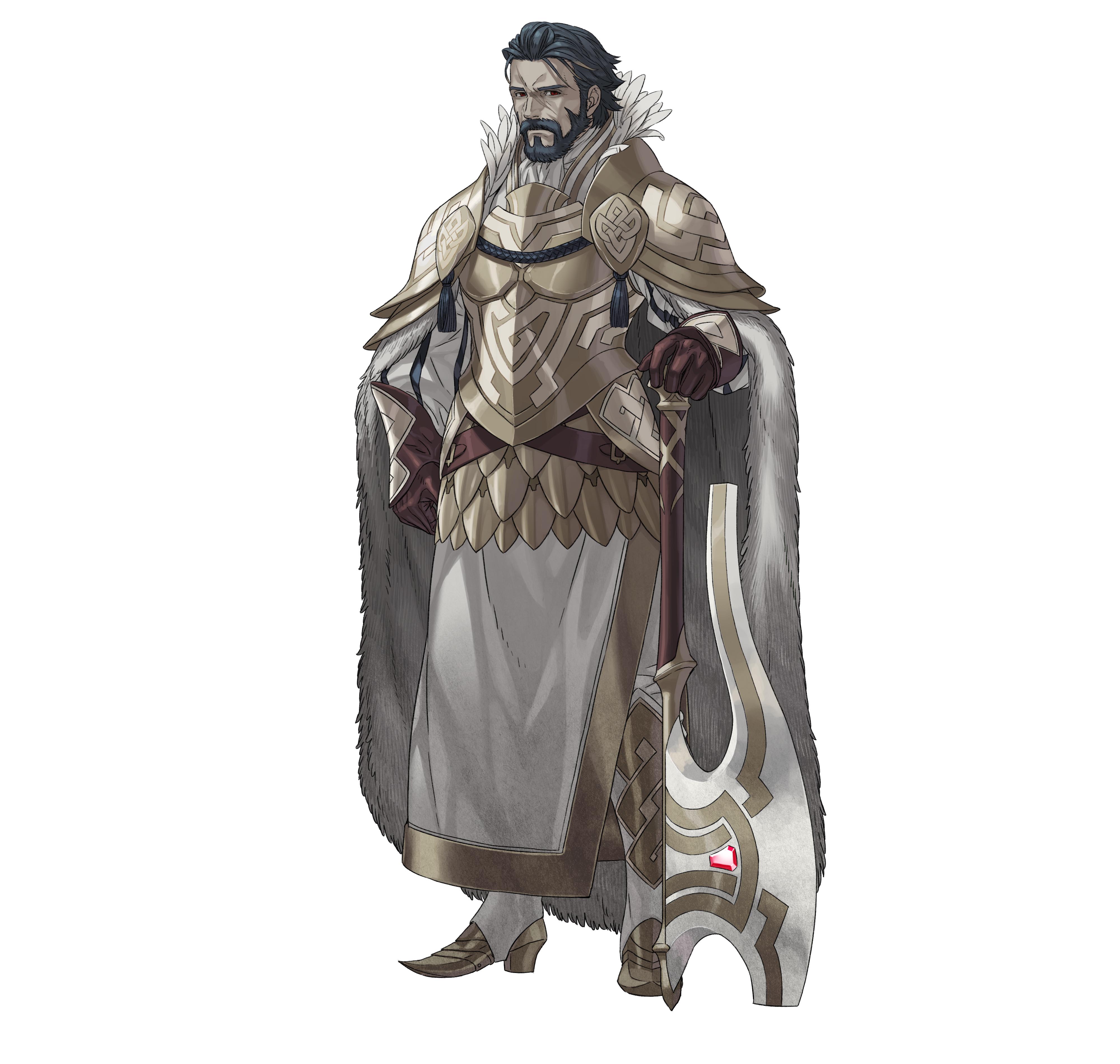 nintendo kozaki yuusuke fire emblem fire emblem heroes gustav (fire ...