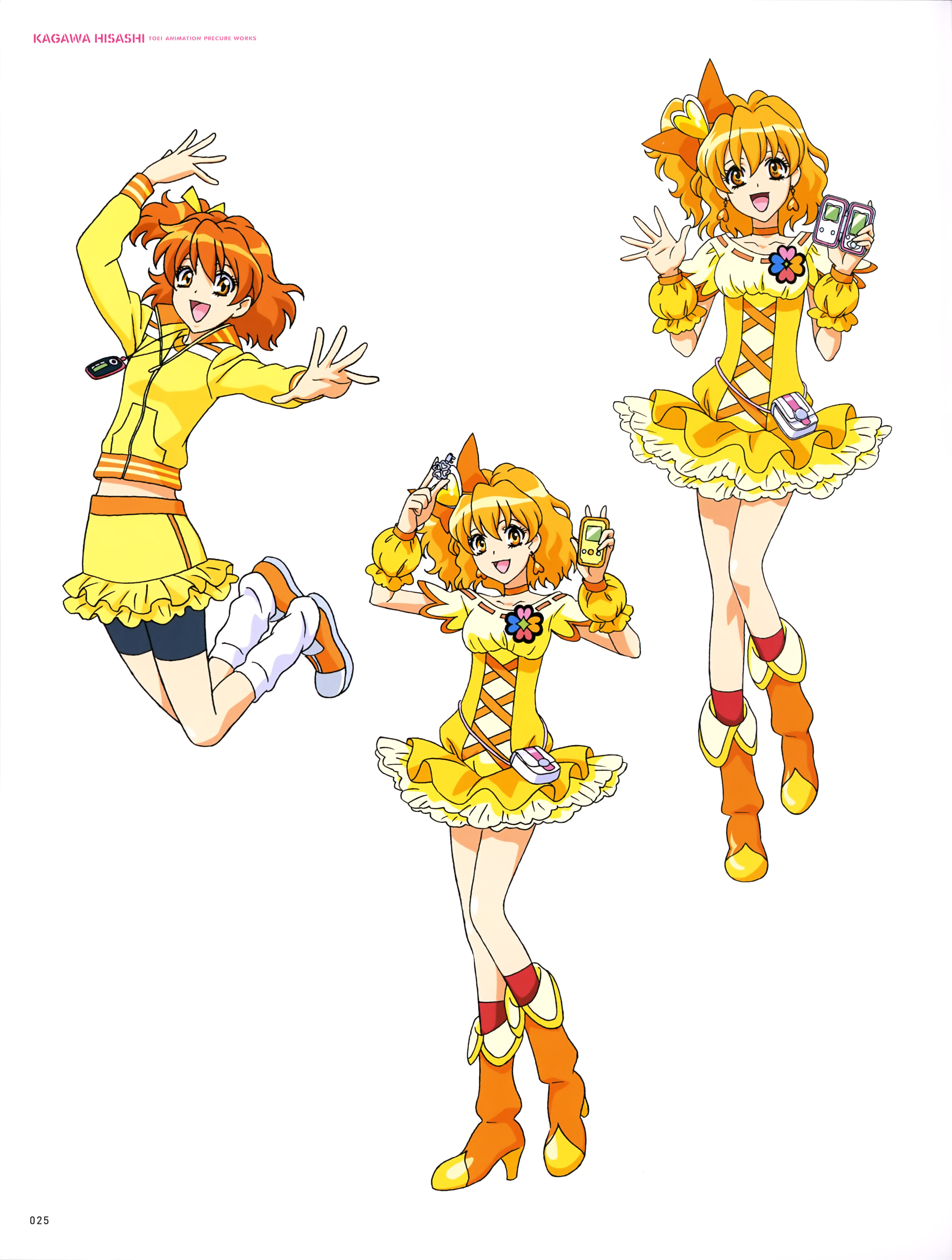 fresh precure! precure yamabuki inori bike shorts dress gym uniform ...