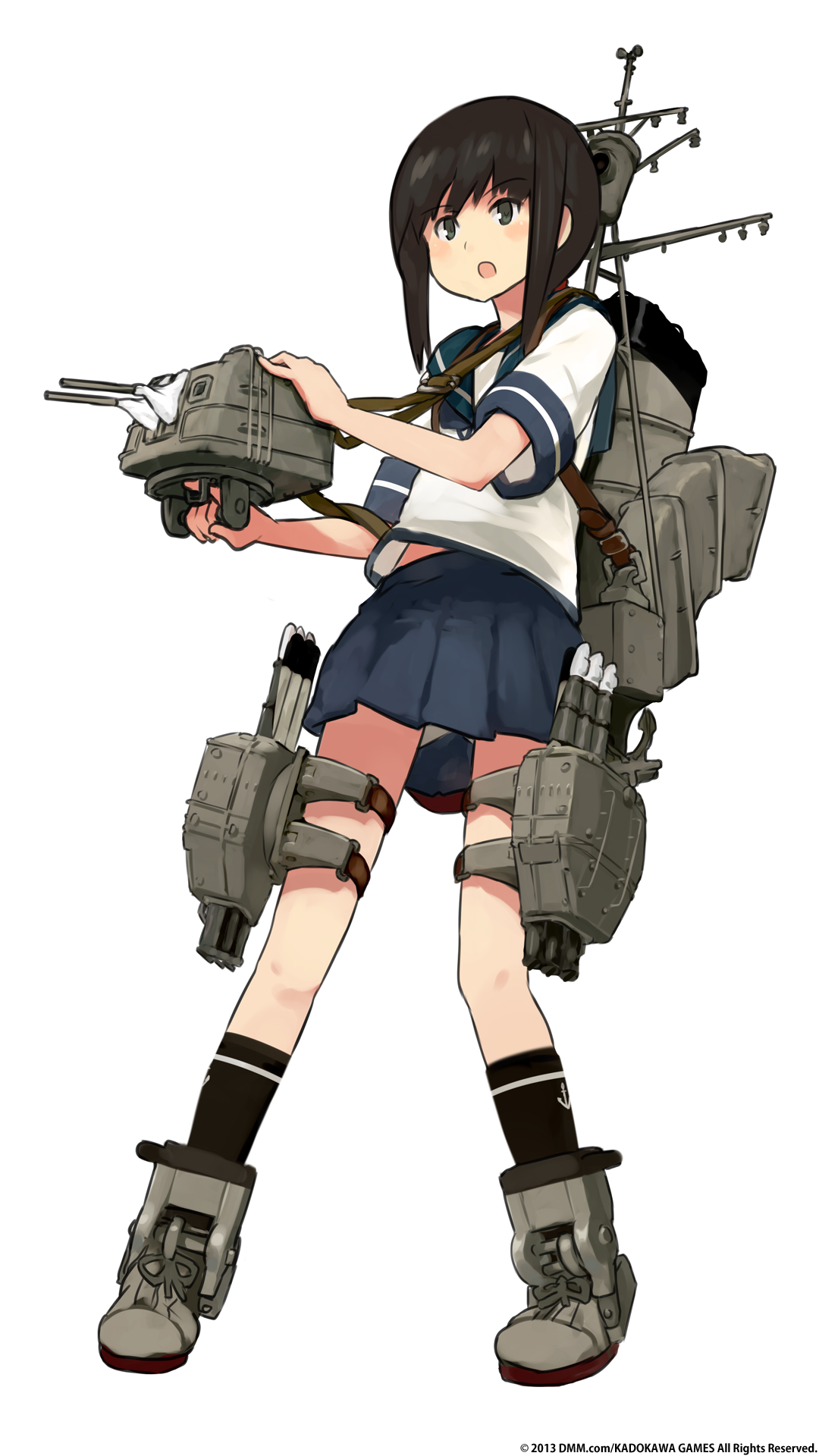 shibafu kantai collection fubuki (kancolle) seifuku transparent png ...