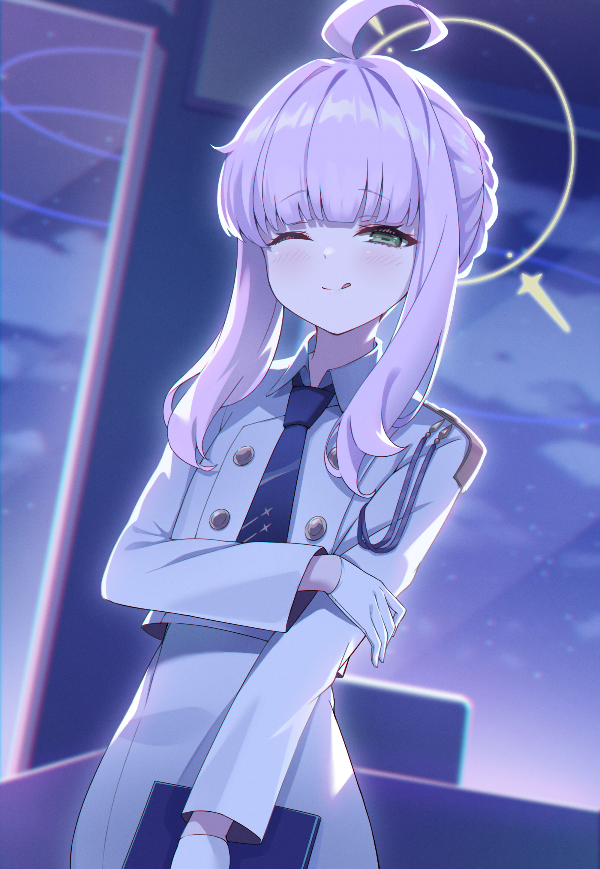 shinori (efvbji6264) blue archive shiranui kaya halo uniform | #1221880 ...