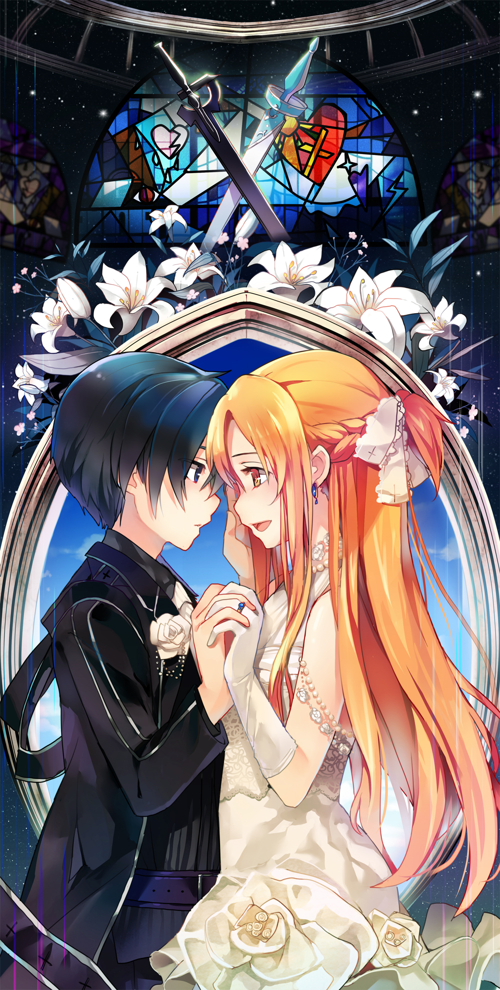 Sword Art Online Kirito And Asuna Wedding
