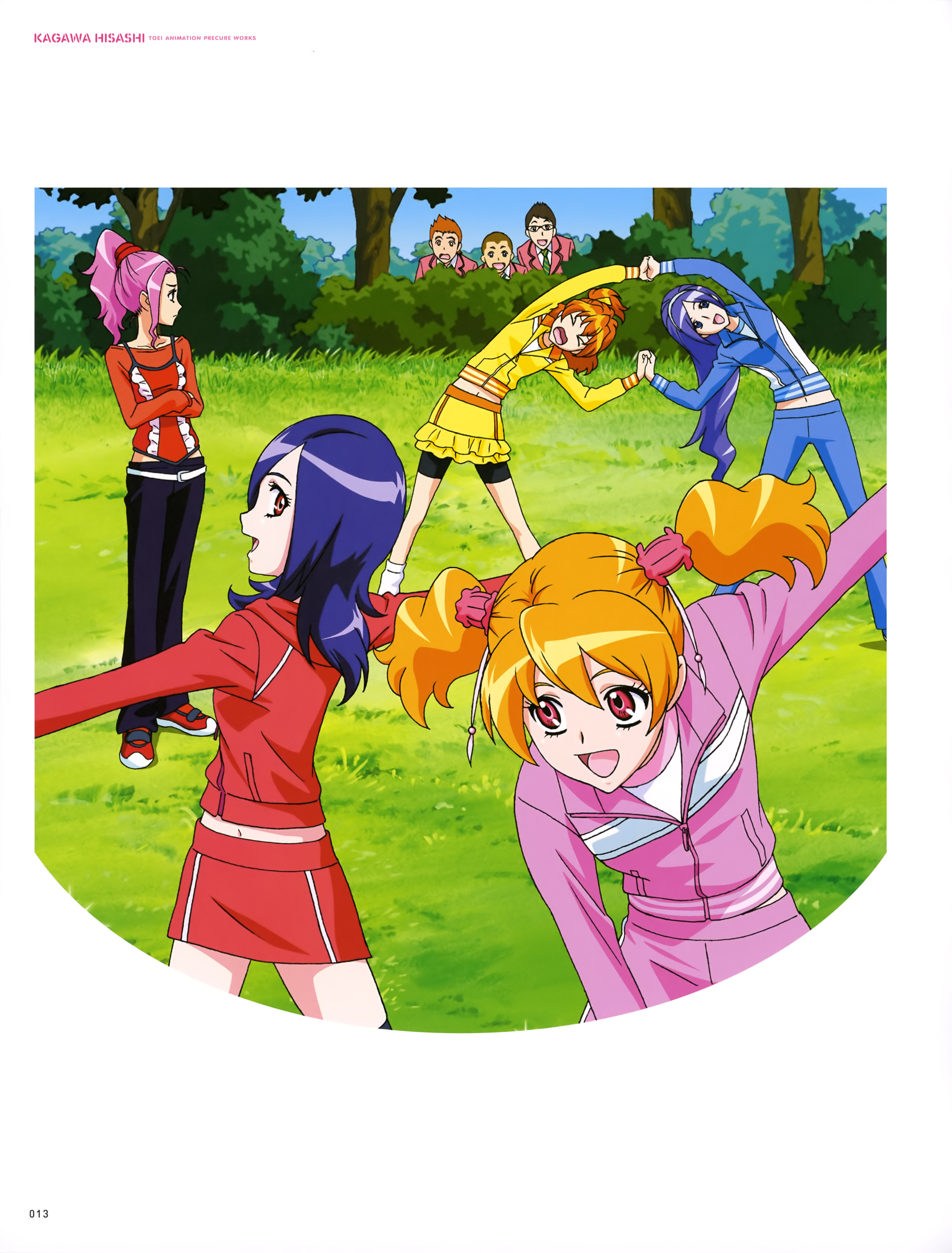 fresh precure! precure aono miki chinen daisuke chinen miyuki higashi ...