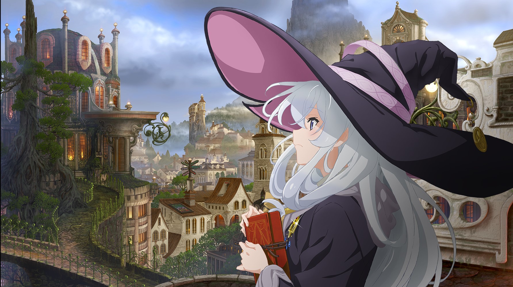 majo no tabitabi elaina (majo no tabitabi) landscape tagme witch ...