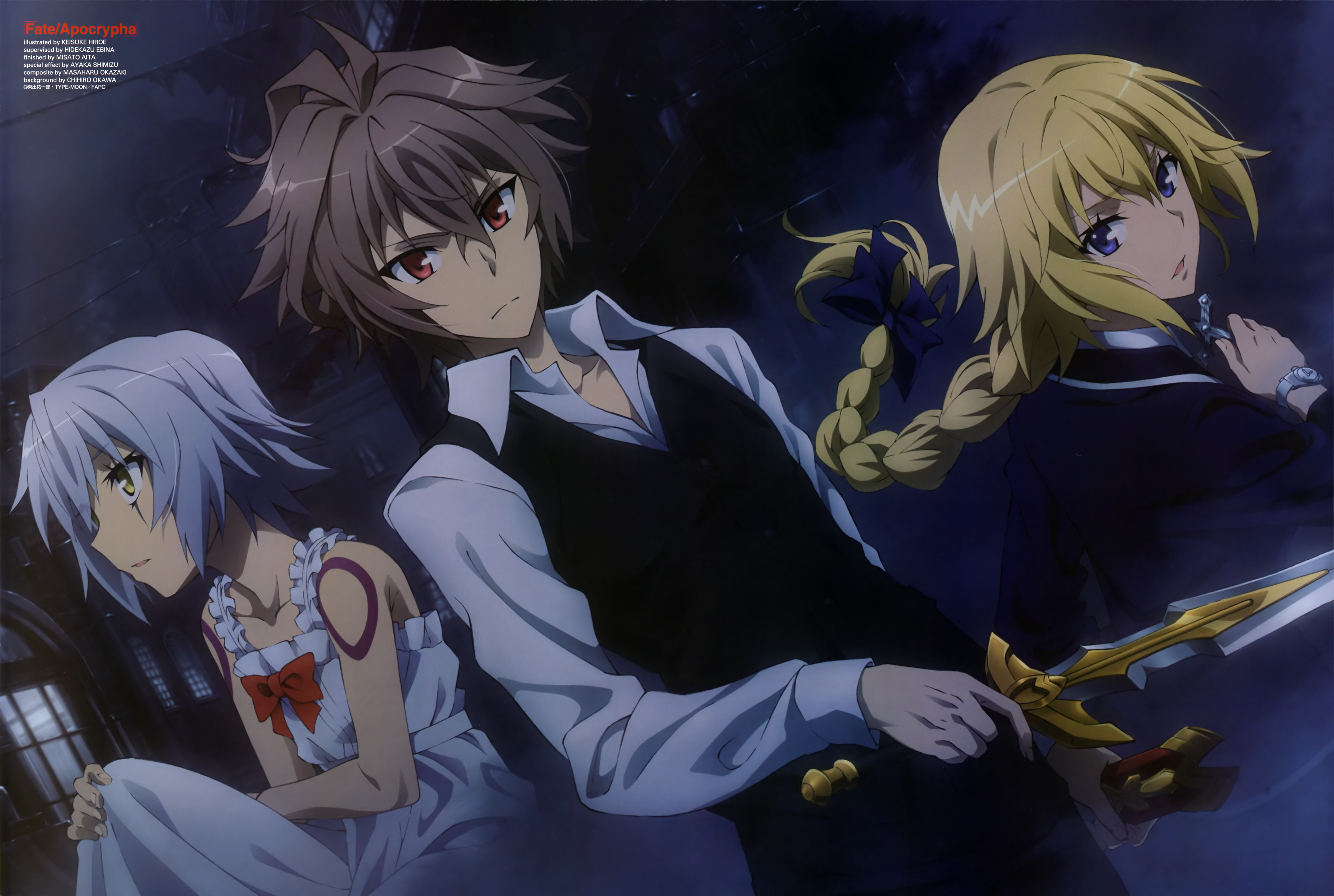 hiroe keisuke fate/apocrypha fate/stay night jack the ripper jeanne d ...