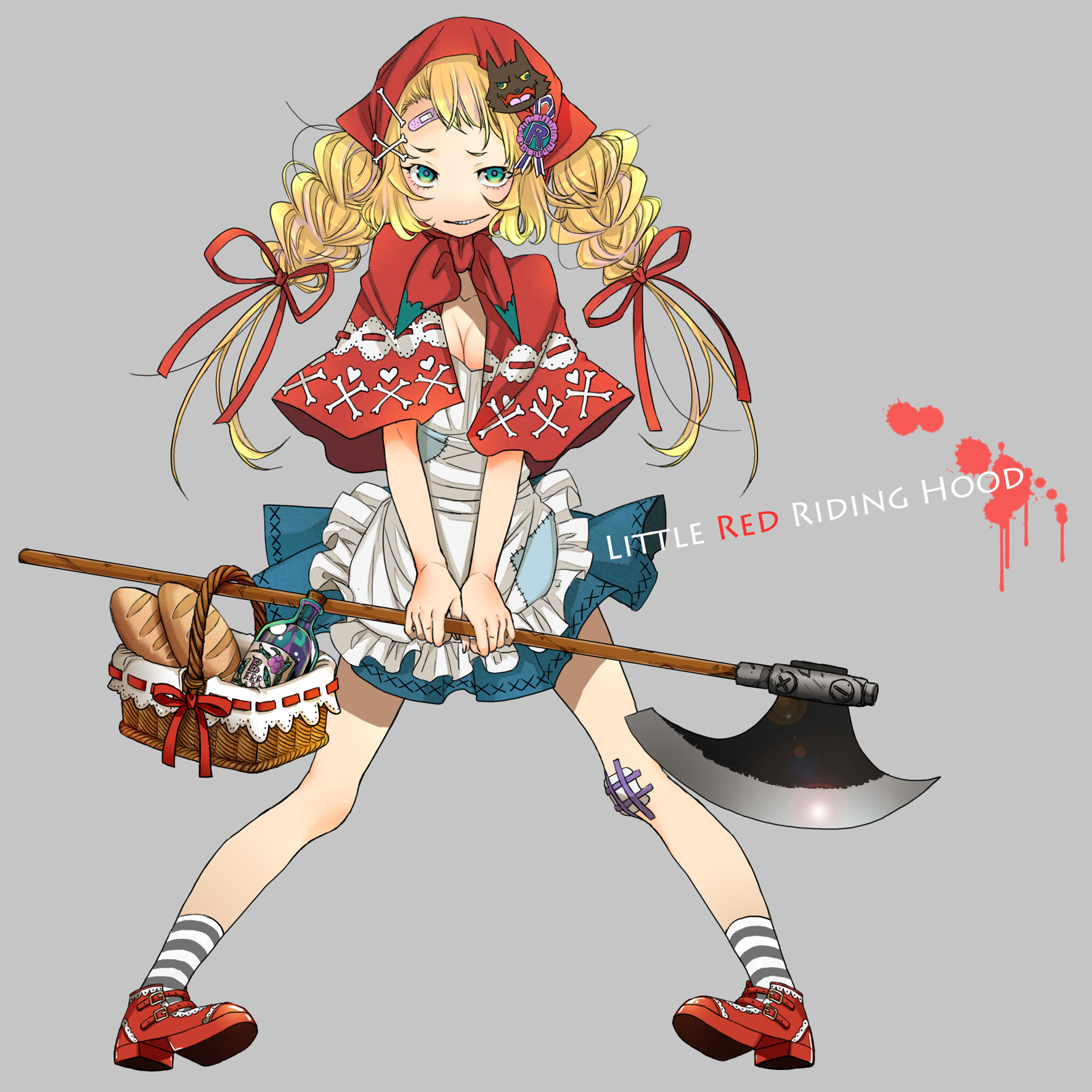 iria (yumeirokingyo) little red riding hood (character) bandages ...