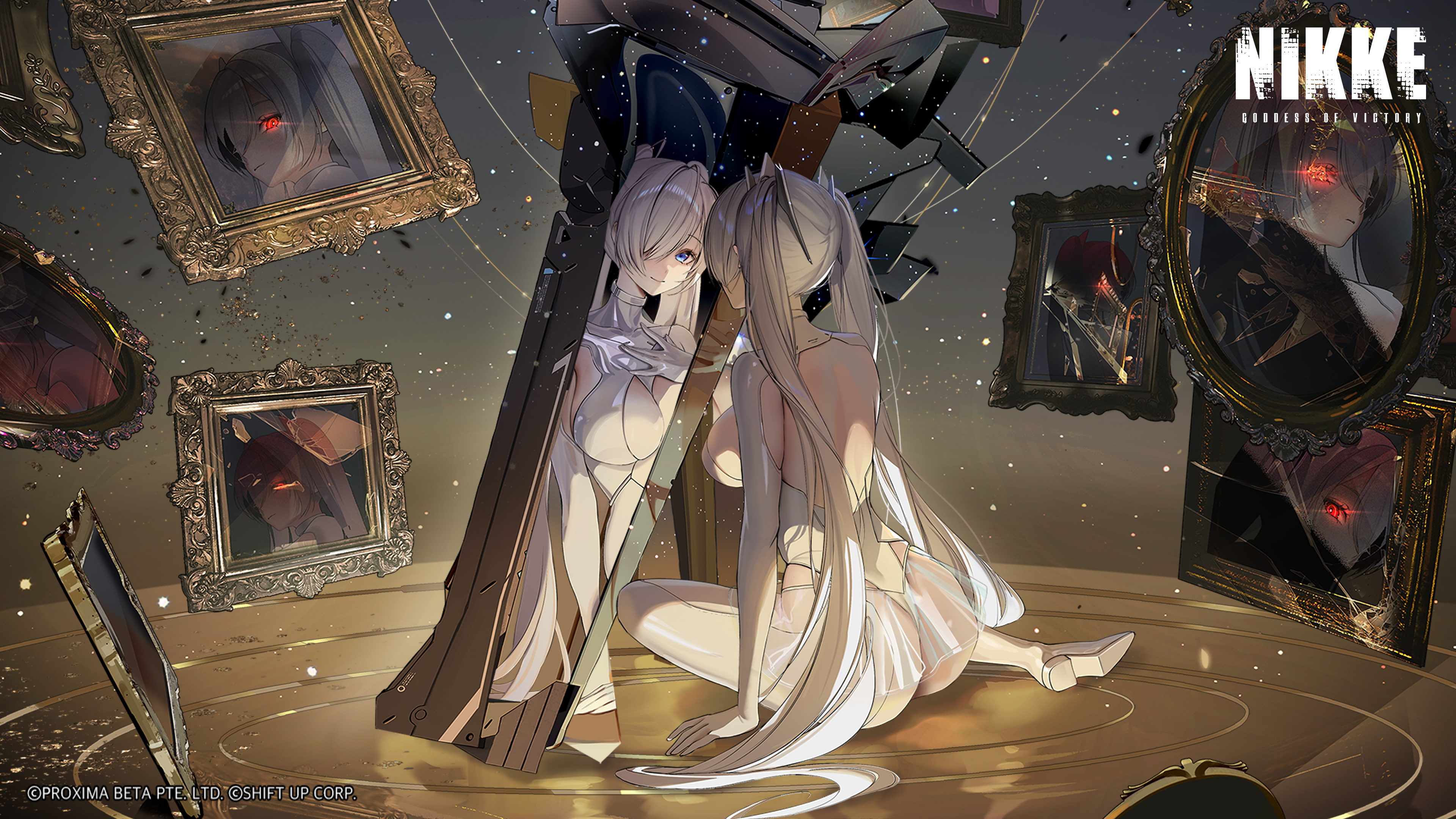 nikke the goddess of victory cinderella (nikke) bodysuit no bra see ...