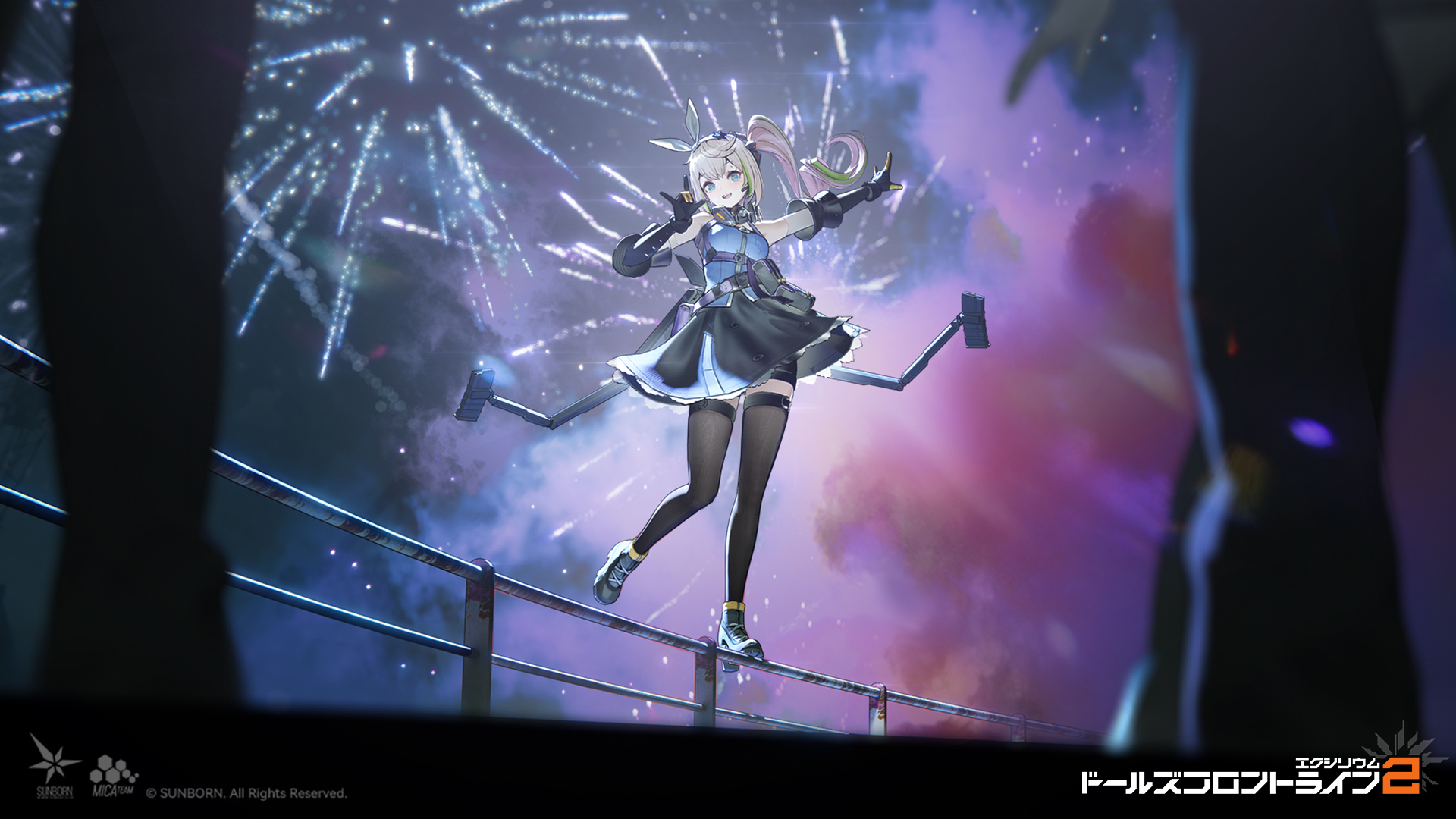 girls frontline 2: exilium sharkry heels skirt lift tagme thighhighs ...