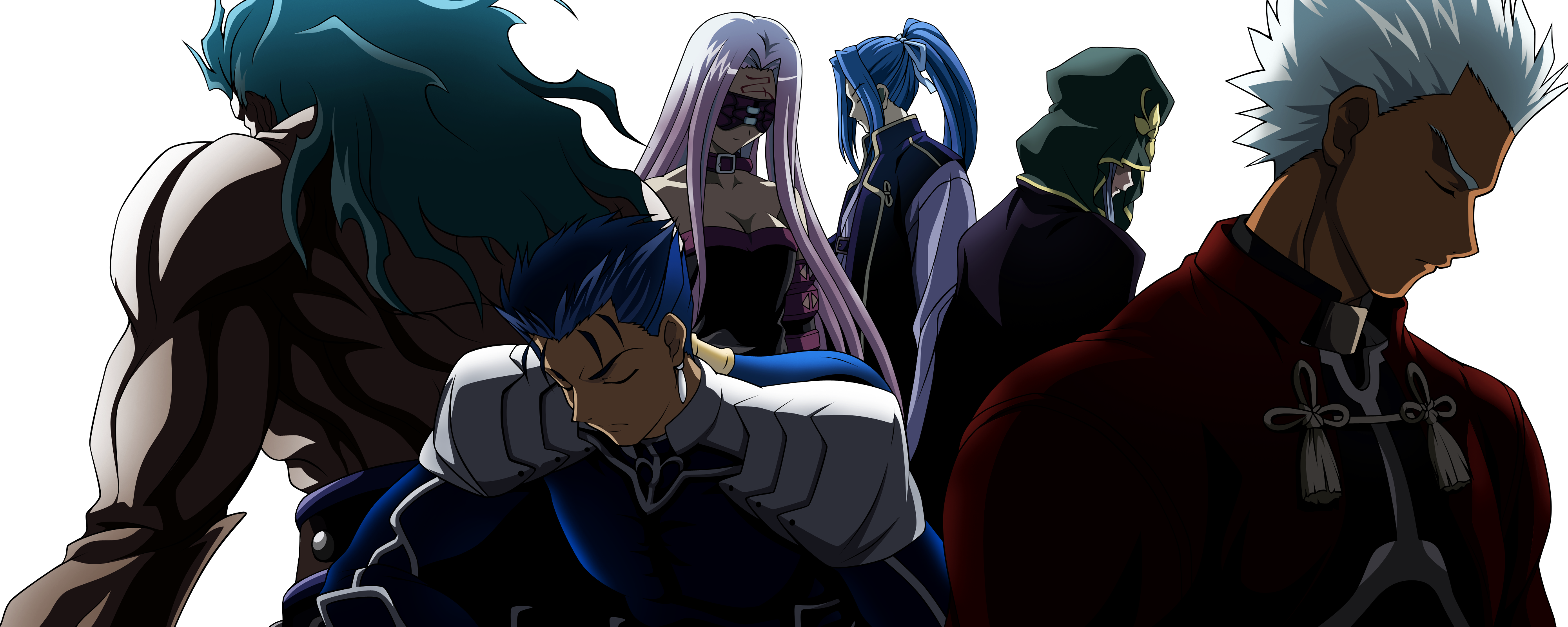 fate/stay night archer assassin (fsn) berserker caster lancer rider ...